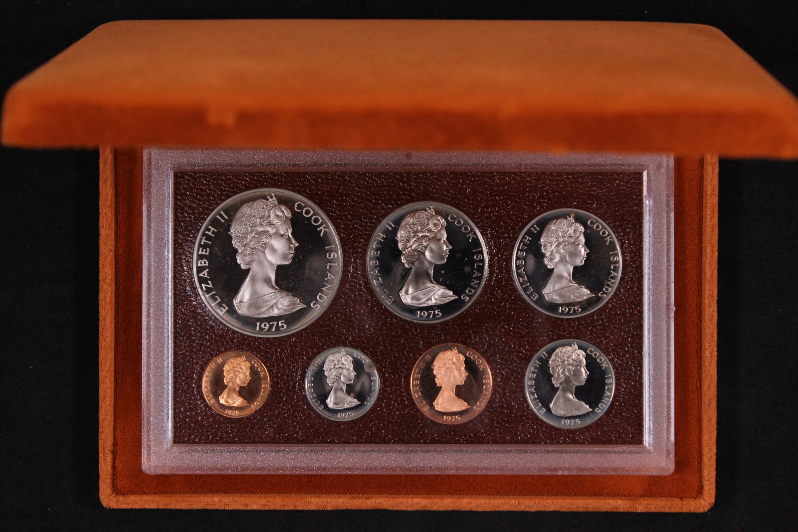 Cook Islands 1975 7-Coin Proof Set - Franklin Mint - Imperial Numismatics