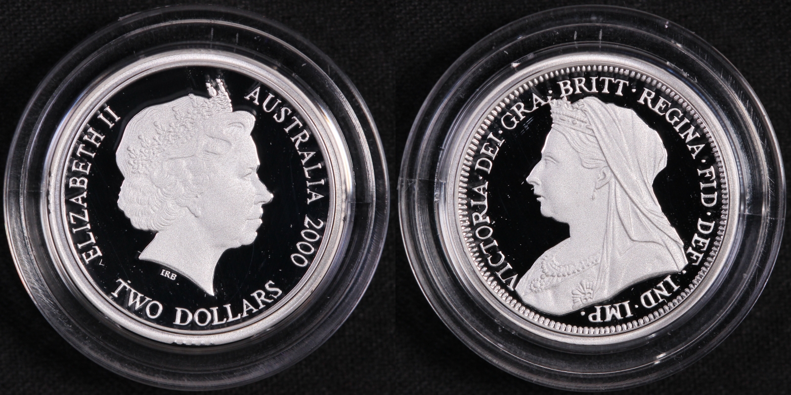 Australia 2000 $2 Two Dollars Victoria 20th Century Monarchs Silver ...
