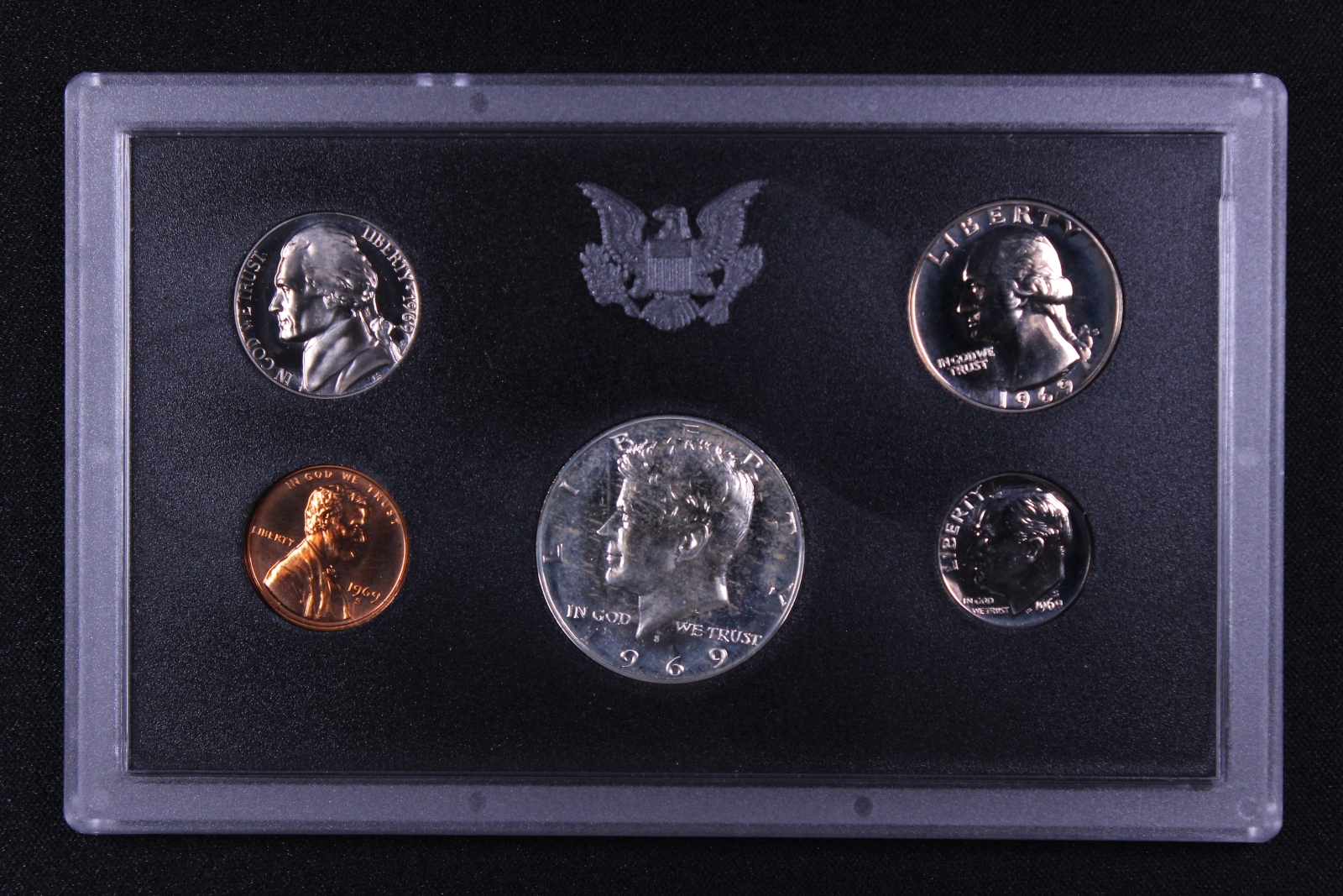 United States USA 1969-S 5-Coin Proof Set - Imperial Numismatics