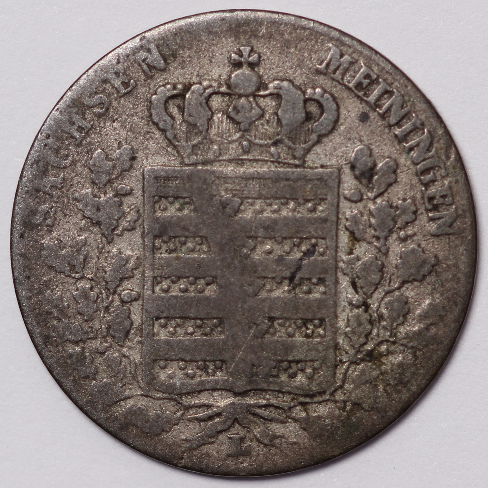 German States Saxe-Meiningen 1832-L 3 Kreuzer KM# 133 World Silver Coin ...