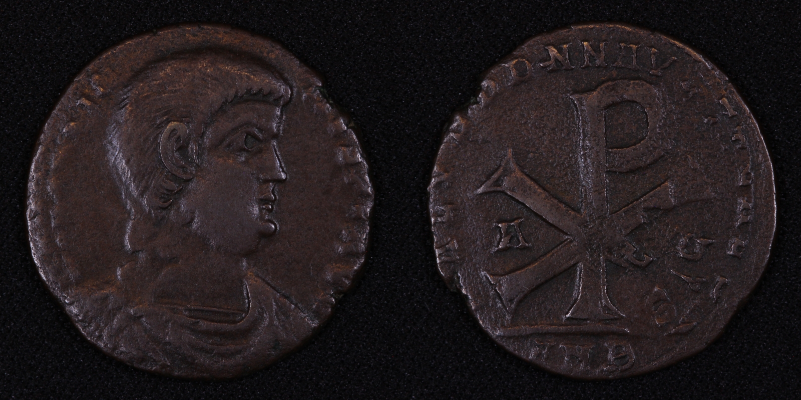 Ancient Roman Imperial Coin Magnentius. AD 350-353, AE 24mm, Amiens ...