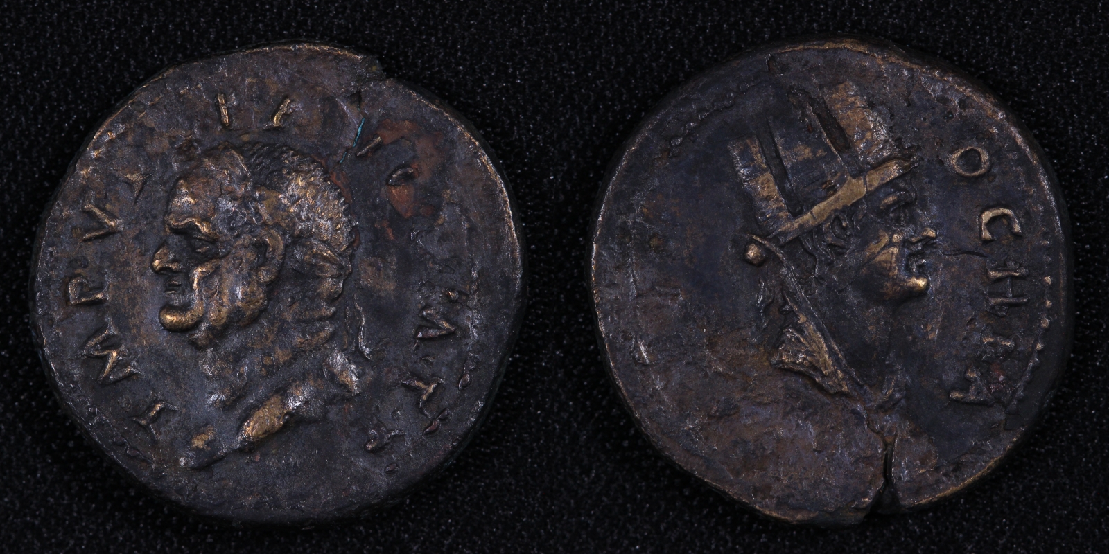 Ancient Roman Provincial Coin Antioch Vespasian AD 69-79 AE21 Tyche ...