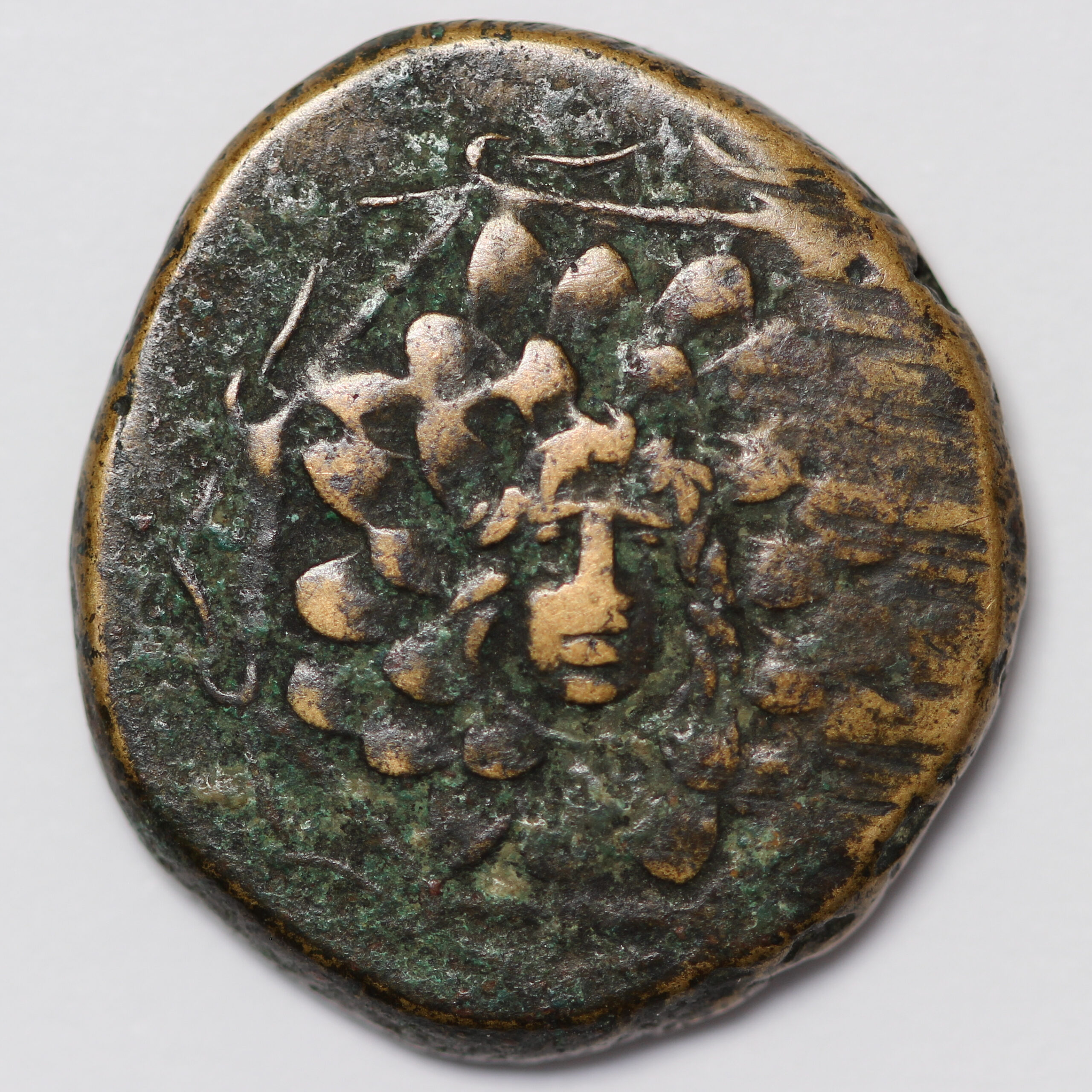 Ancient Greek Coin Pontos Amisos c.120-63 BC Æ Aegis Gorgoneion/Nike ...