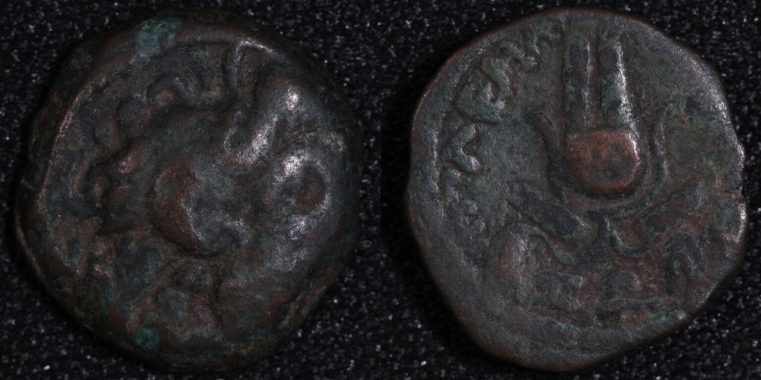 Ancient Greek Ptolemaic Coin Ptolemy VIII Apion c.104/1-96 BC AE ...