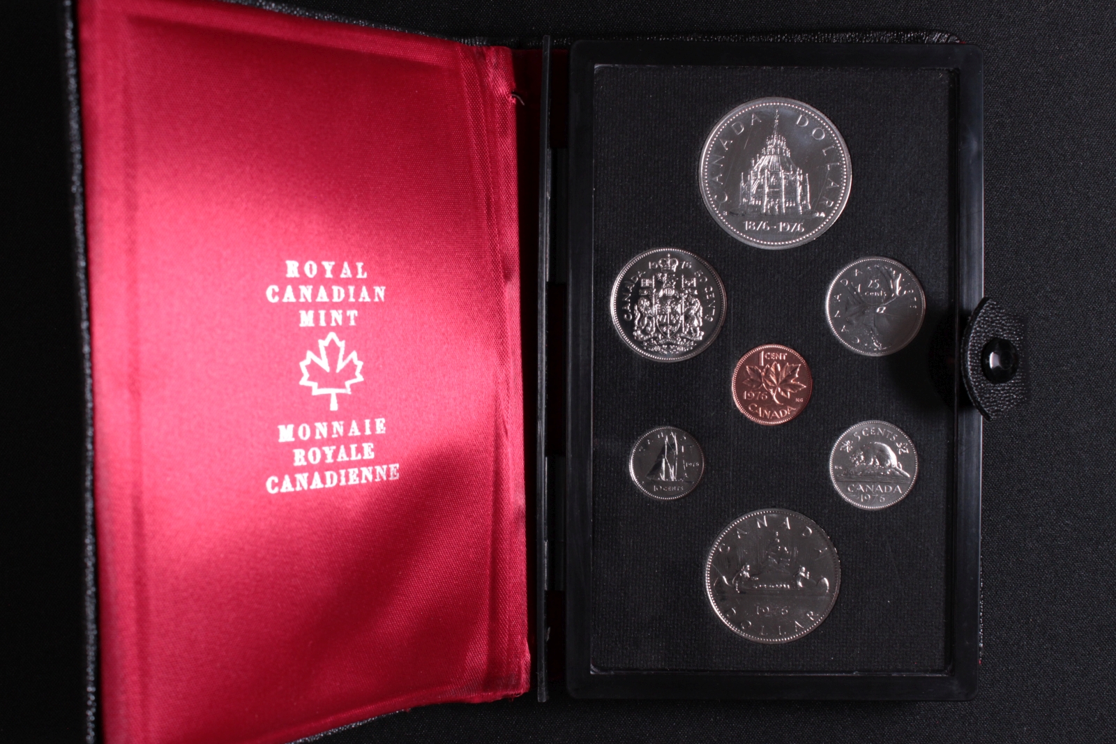 Canada 1976 7-Coin Double Dollar Specimen Set - Library of Parliament - Imperial Numismatics