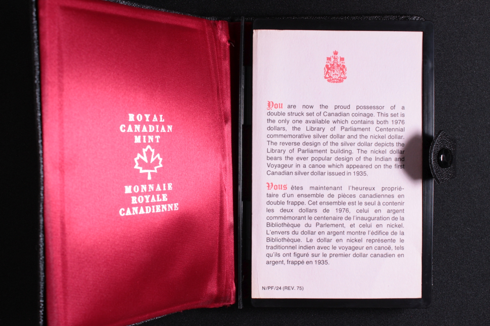 Canada 1976 7-Coin Double Dollar Specimen Set - Library of Parliament - Imperial Numismatics