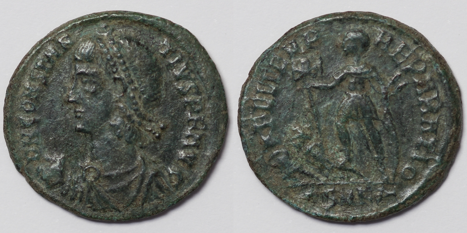 Ancient Roman Imperial Coin Constantius II AD 348-350 AE22 Cyzicus Mint ...