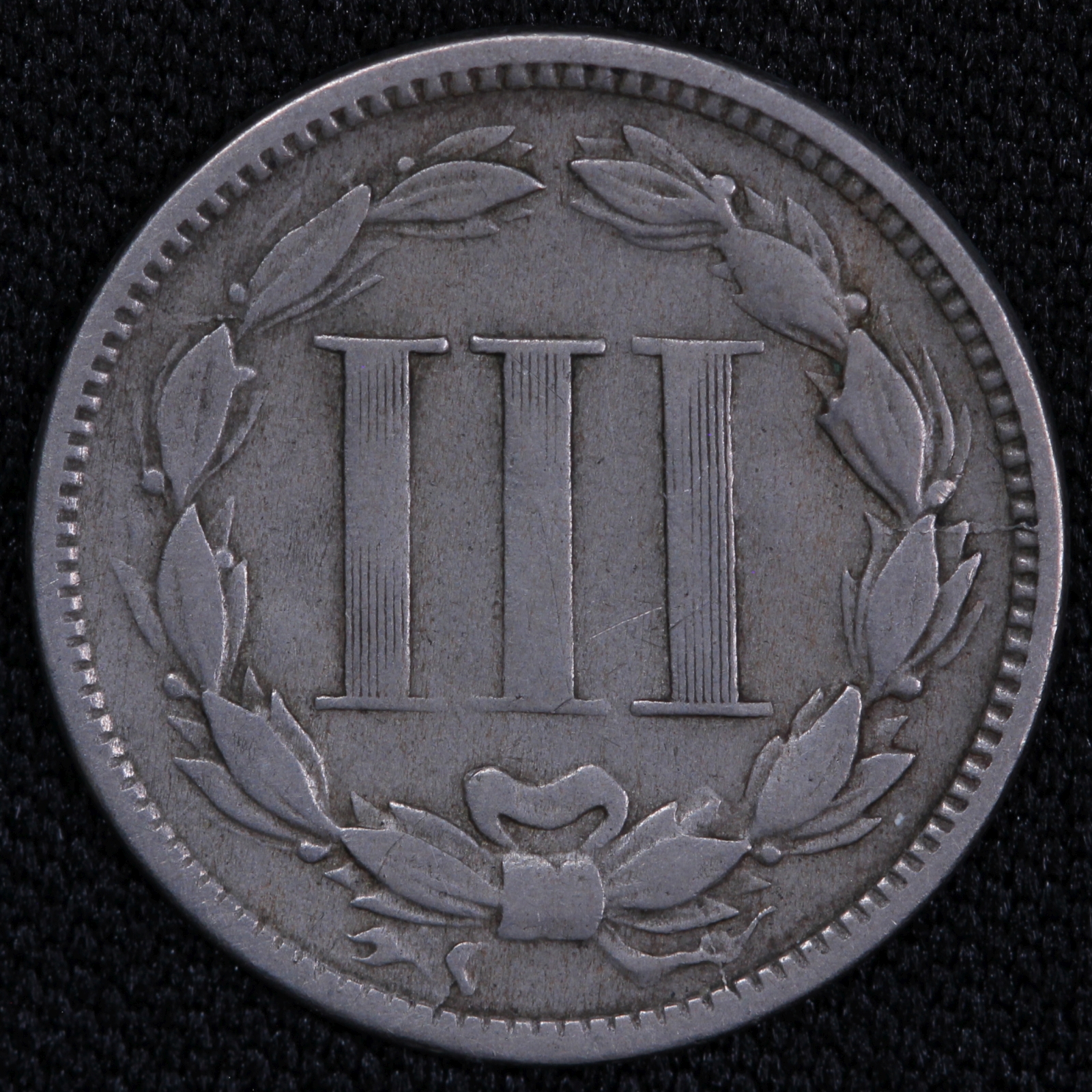 United States USA 1867 Three Cent 3CN Nickel Coin - Imperial Numismatics