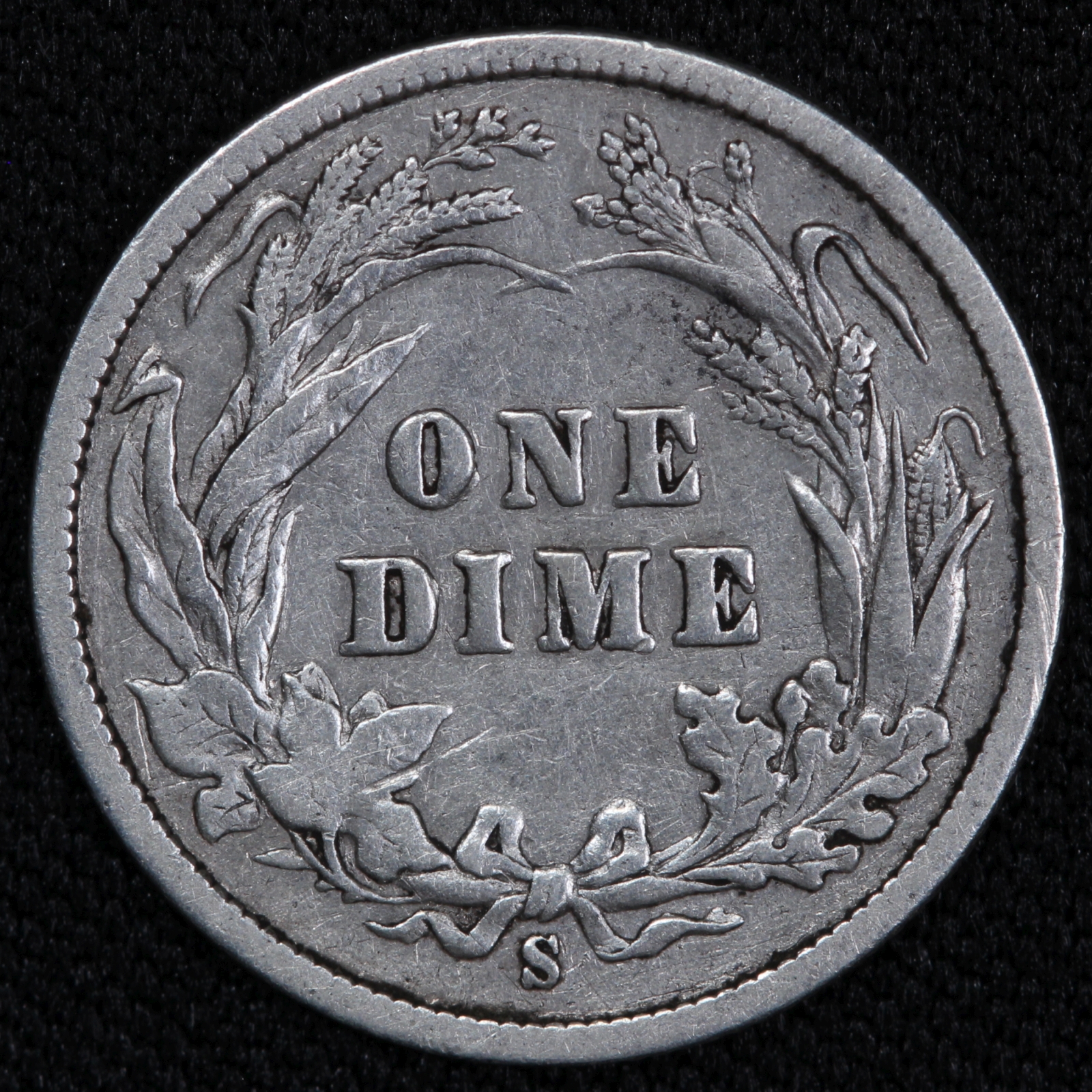 United States USA 1899-S Barber Dime 10C Silver Coin - Imperial Numismatics