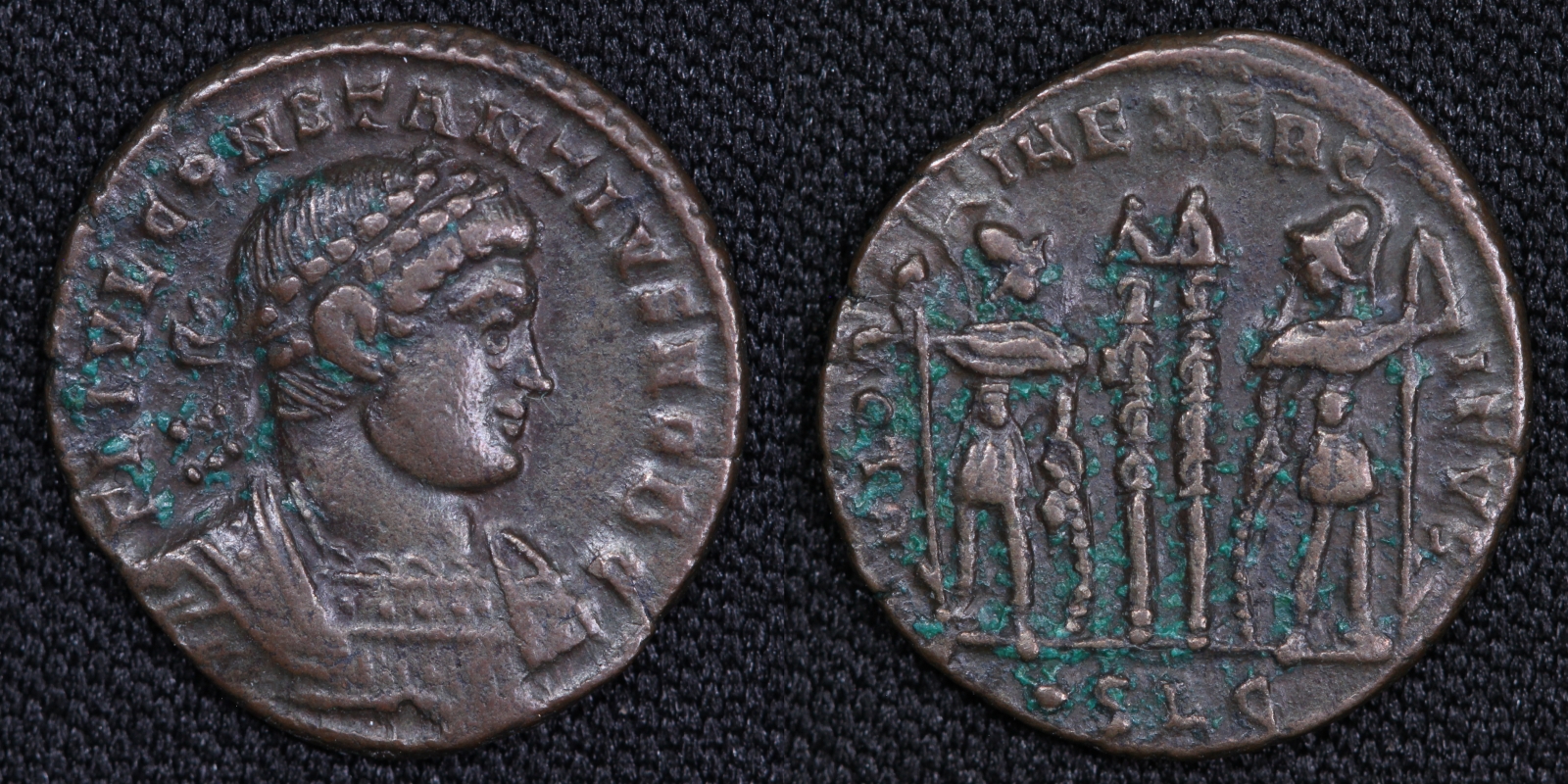 Ancient Roman Imperial Coin Constantius II AD 330-1 Æ Lyons Two ...