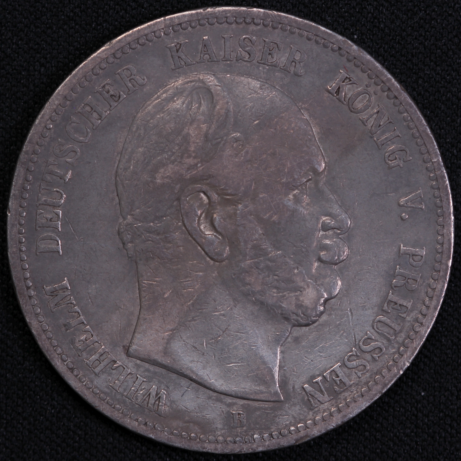 German States Prussia 1875-B 5 Mark Wilhelm I Hanover Mint KM#503 ...