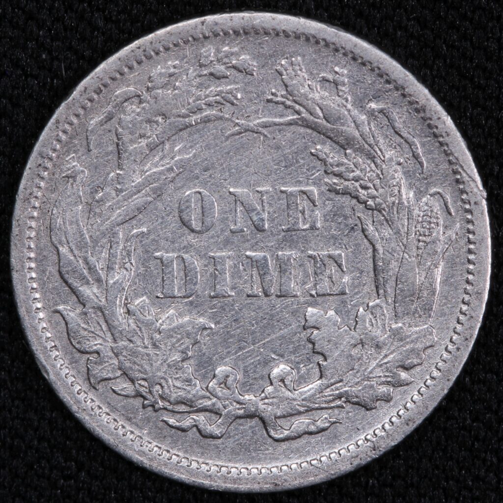 United States USA 1883 Liberty Seated Dime 10C Silver Coin - Imperial ...