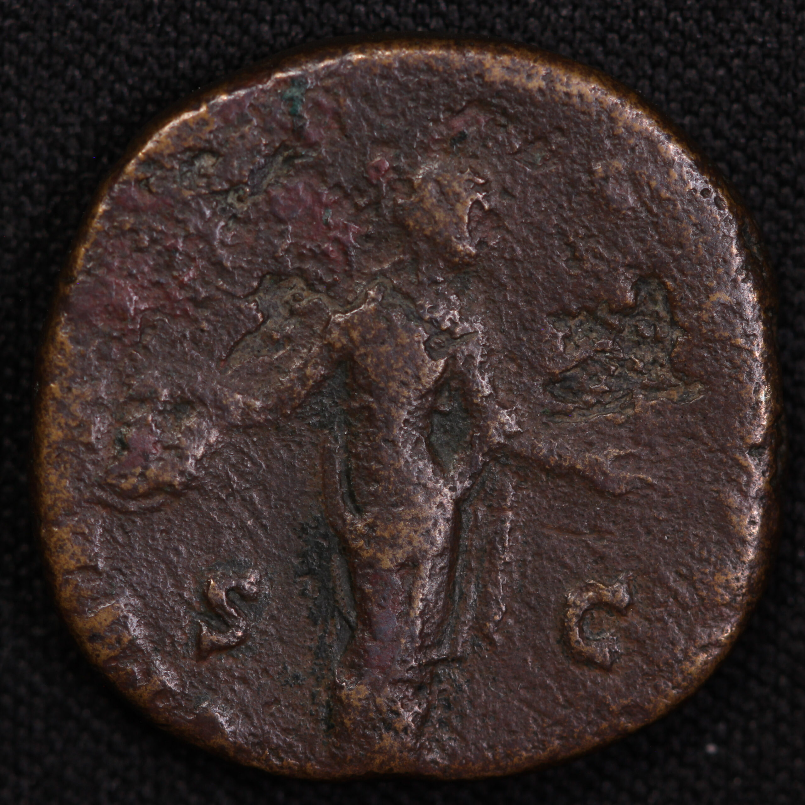 Ancient Roman Imperial Coin Antoninus Pius AD 153-154 Æ Dupondius Rome ...