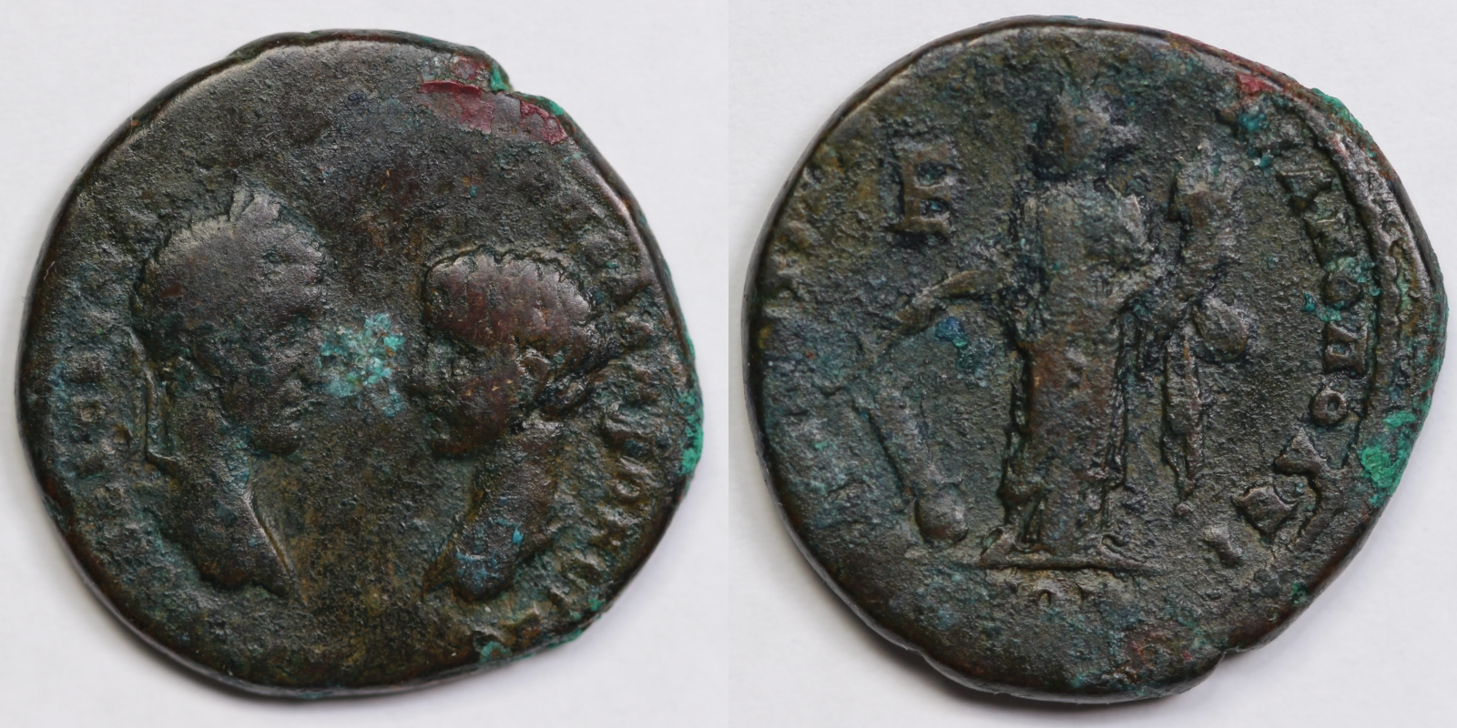 Ancient Roman Provincial Coin Marcianopolis Macrinus and Diadumenian ...