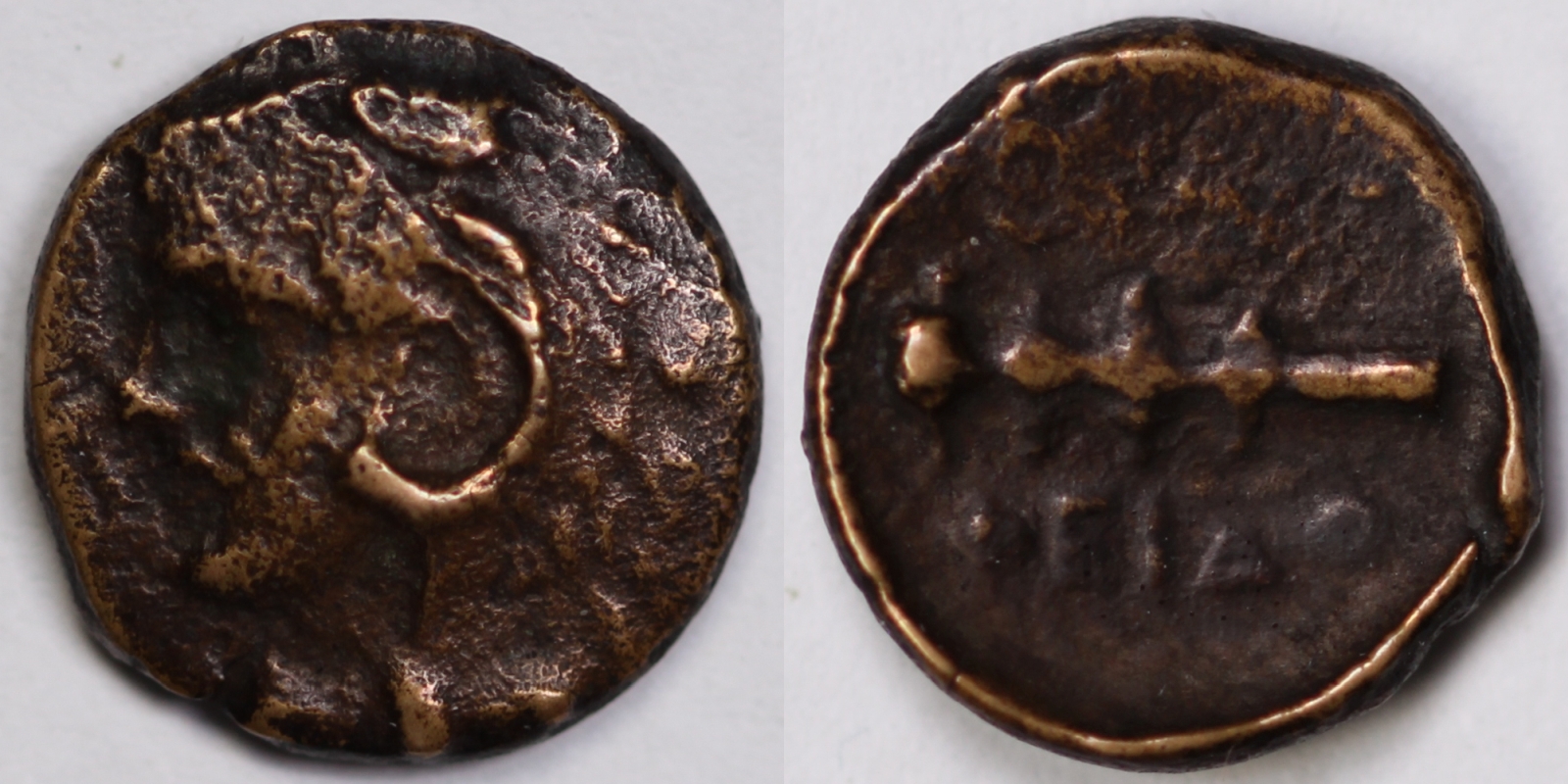 Ancient Greek Coin Boeotia Thebes Æ 379-338 BC Herakles/Club - Rare Ex ...