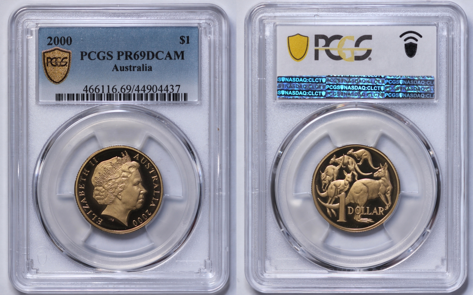 PCGS Graded PR69DCAM - Australia 2000 One Dollar $1 Proof Deep Cameo ...