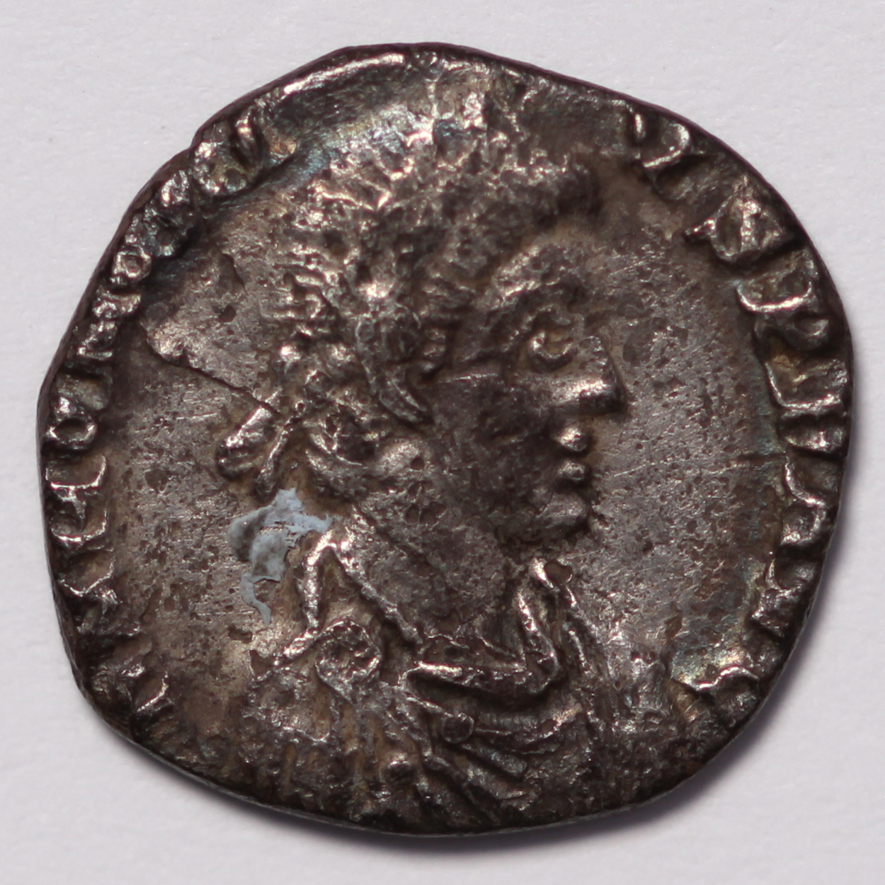 Ancient Roman Imperial Silver Coin Arcadius AD 383-7 Siliqua Mediolanum ...