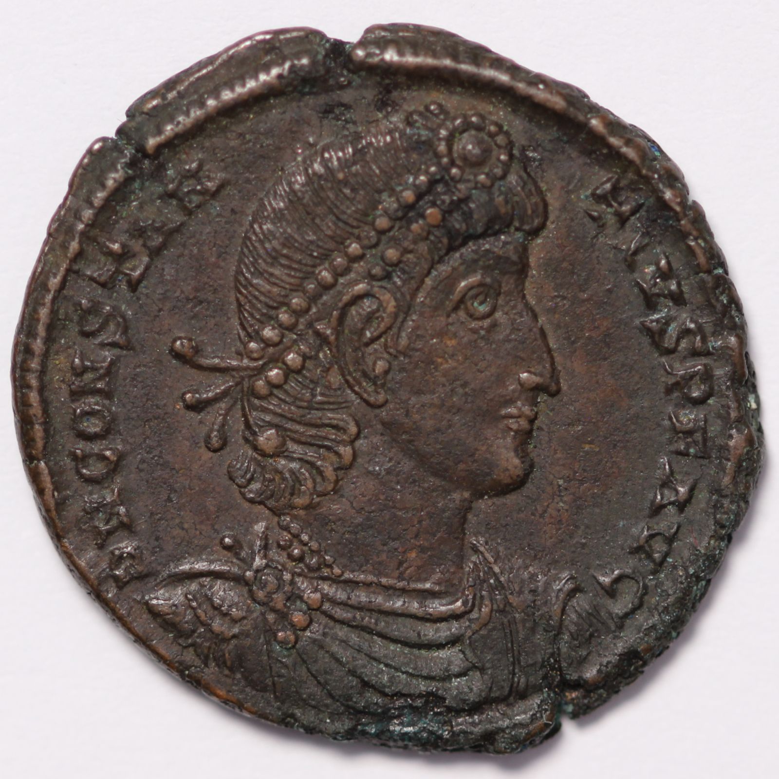 Ancient Roman Imperial Coin Constantius II AD 350-5 Æ Antioch Soldier ...