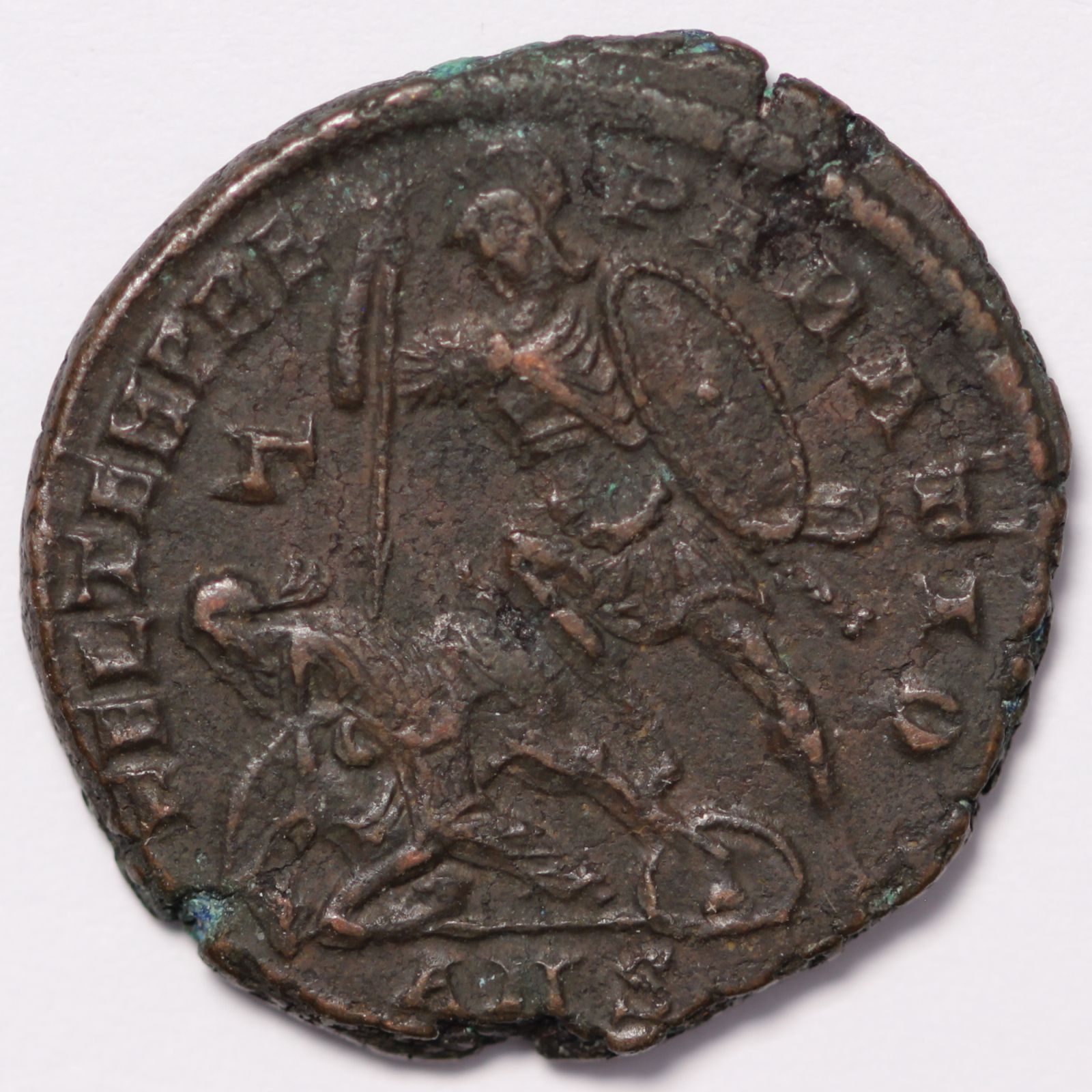 Ancient Roman Imperial Coin Constantius II AD 350-5 Æ Antioch Soldier ...