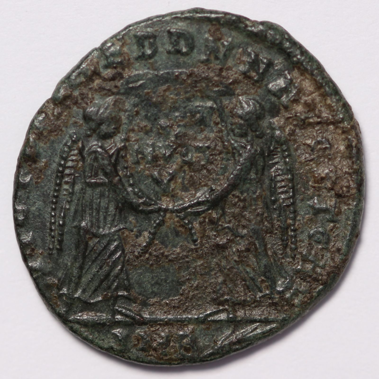 Ancient Roman Imperial Coin Decentius AD 351-353 Æ Amiens Mint Two ...