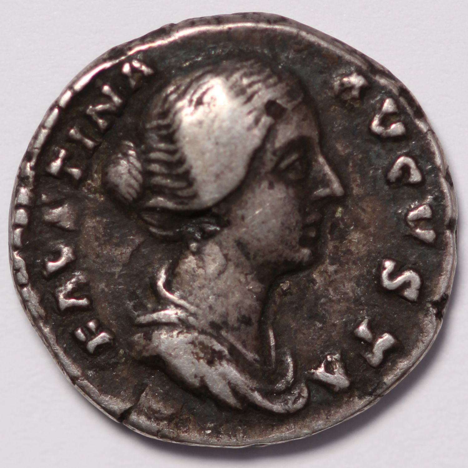 Ancient Roman Imperial Silver Coin Faustina II AD 145-161 Denarius ...