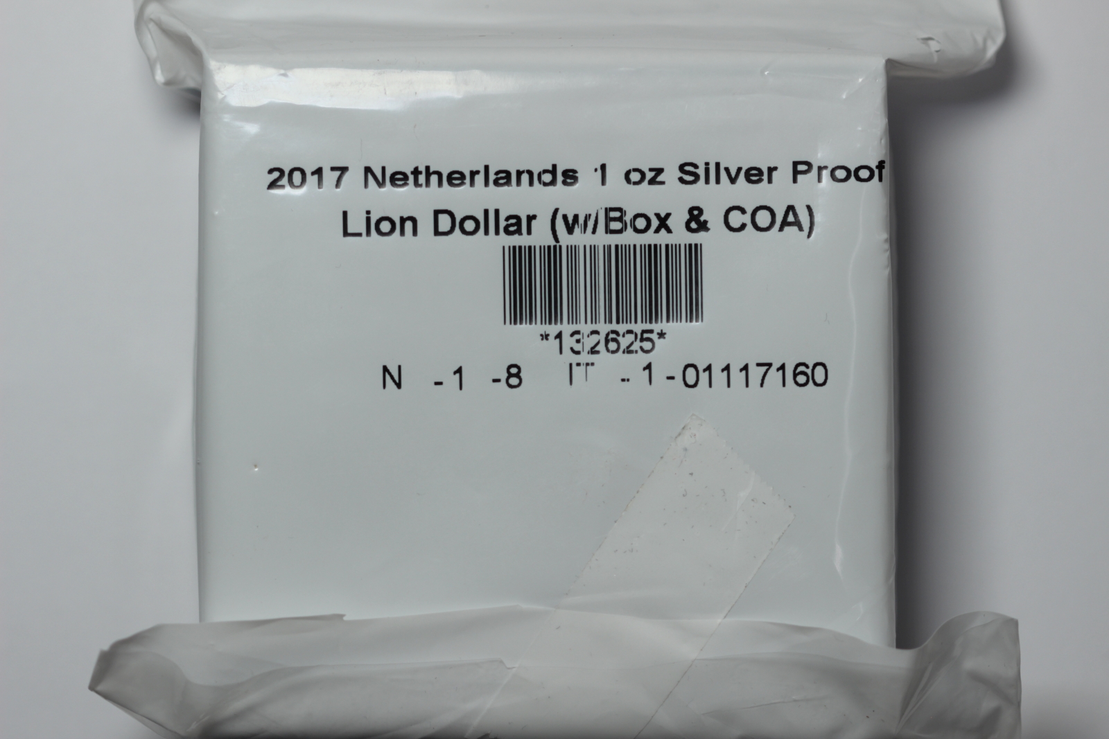 Netherlands 2017 1 oz Silver Lion Dollar Restrike Proof Coin - Imperial ...