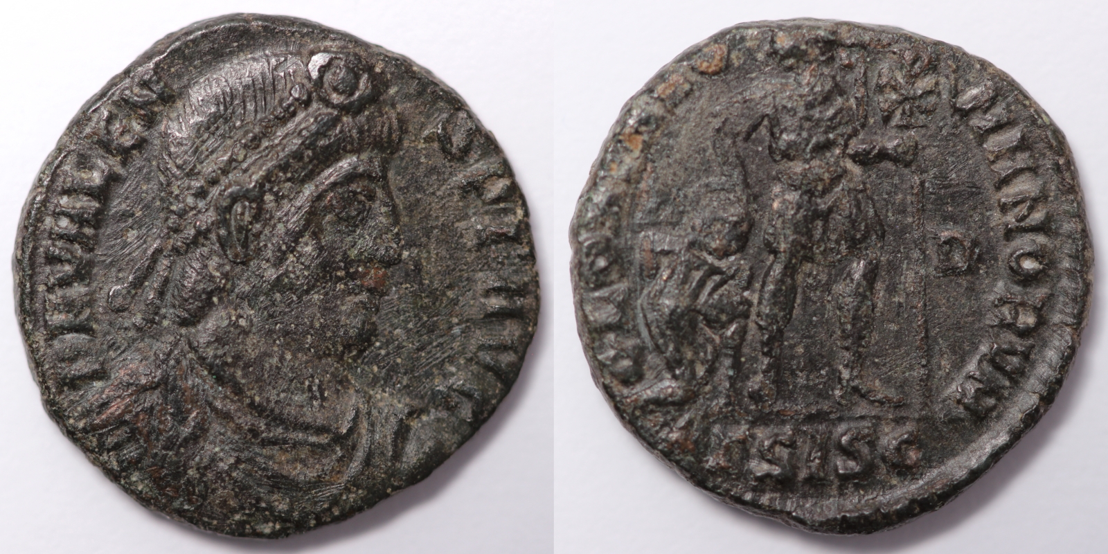 Ancient Roman Imperial Coin Valens AD 367-375 Æ Siscia Mint Gloria ...