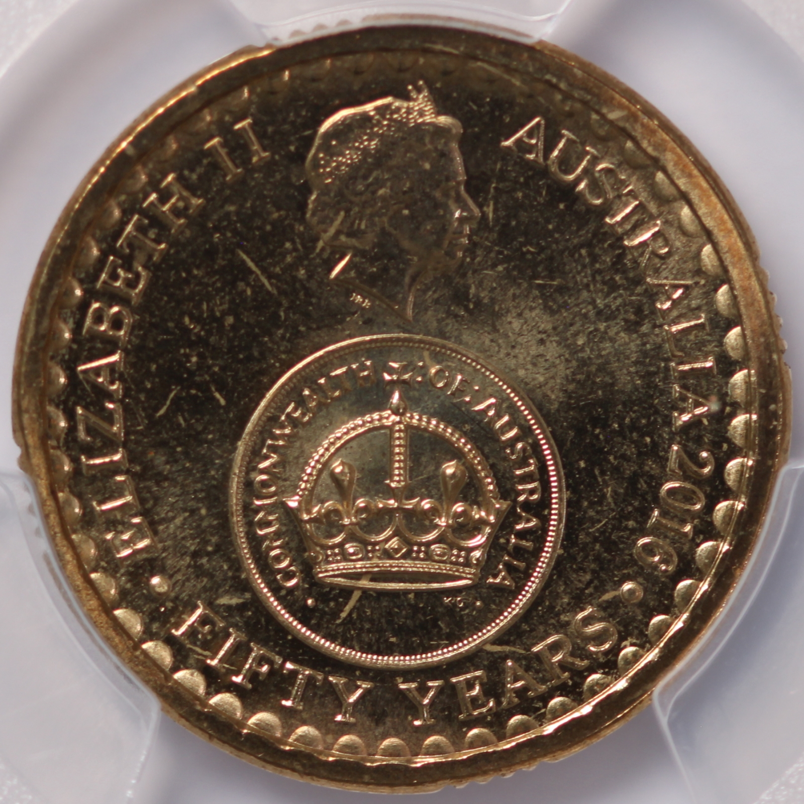 PCGS Graded MS67 Australia 2016 $2 Changeover 50 Years Decimal Currency ...