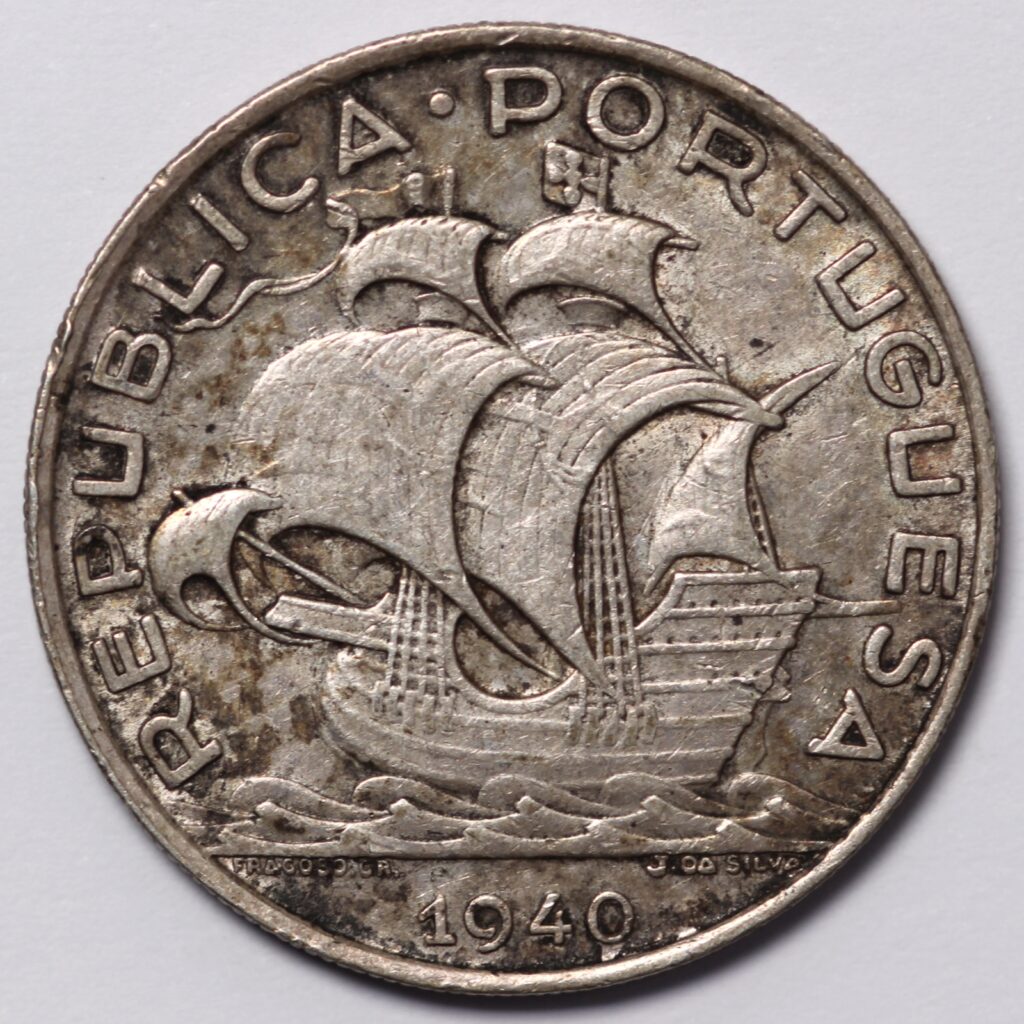 Portugal 1940 10 Escudos KM#582 World Silver Coin - Imperial Numismatics