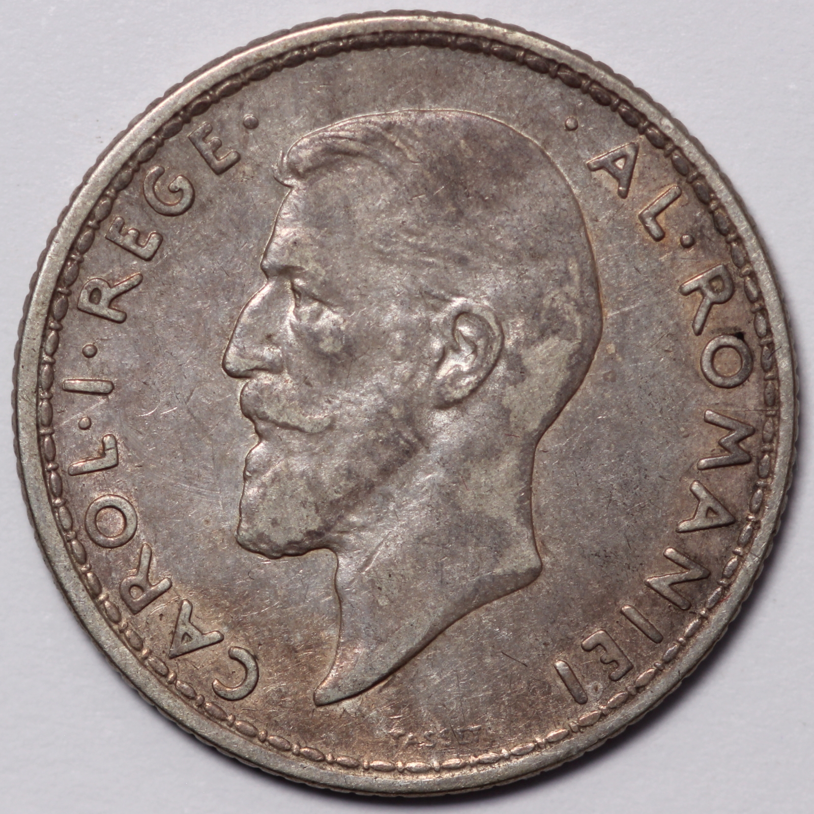 Romania 1914 1 Leu Carol I KM# 42 World Silver Coin - Imperial Numismatics