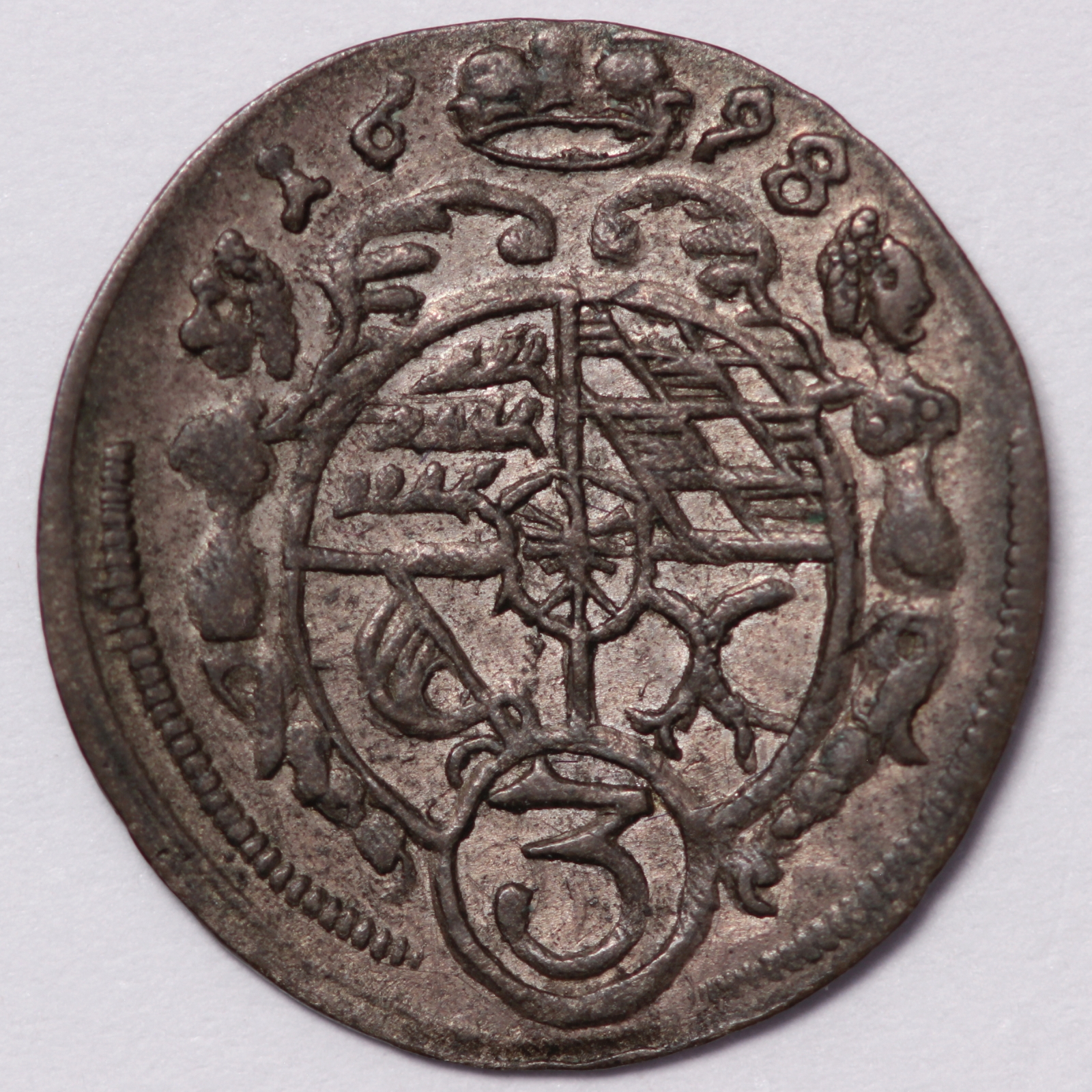 German States Württemberg-Oels 1698-LL 1 Gröschl KM#58 World Silver ...