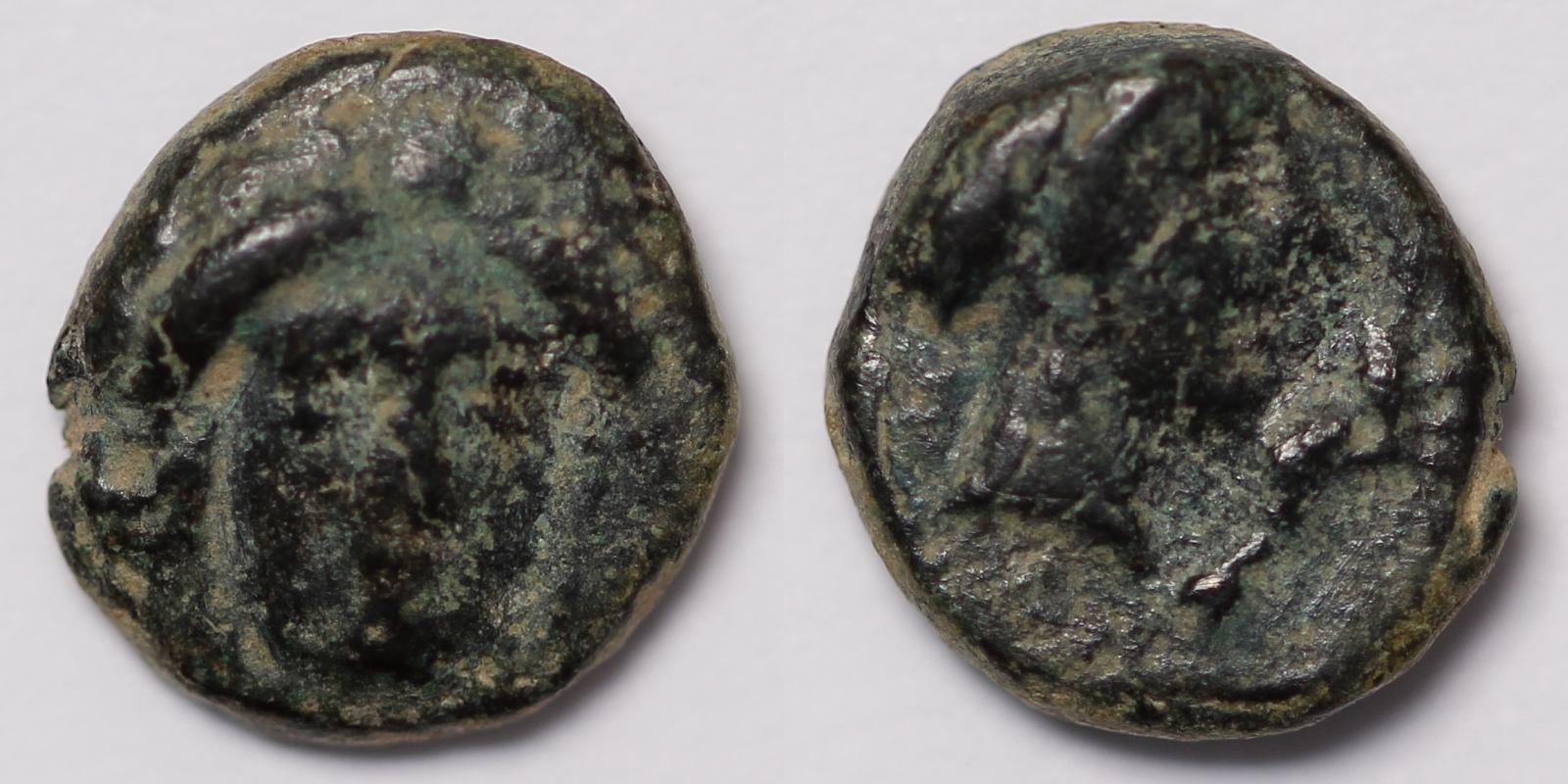 Ancient Greek Coin Caria Iasos 4th-3rd Century BC Æ Apollo/Nymph ...