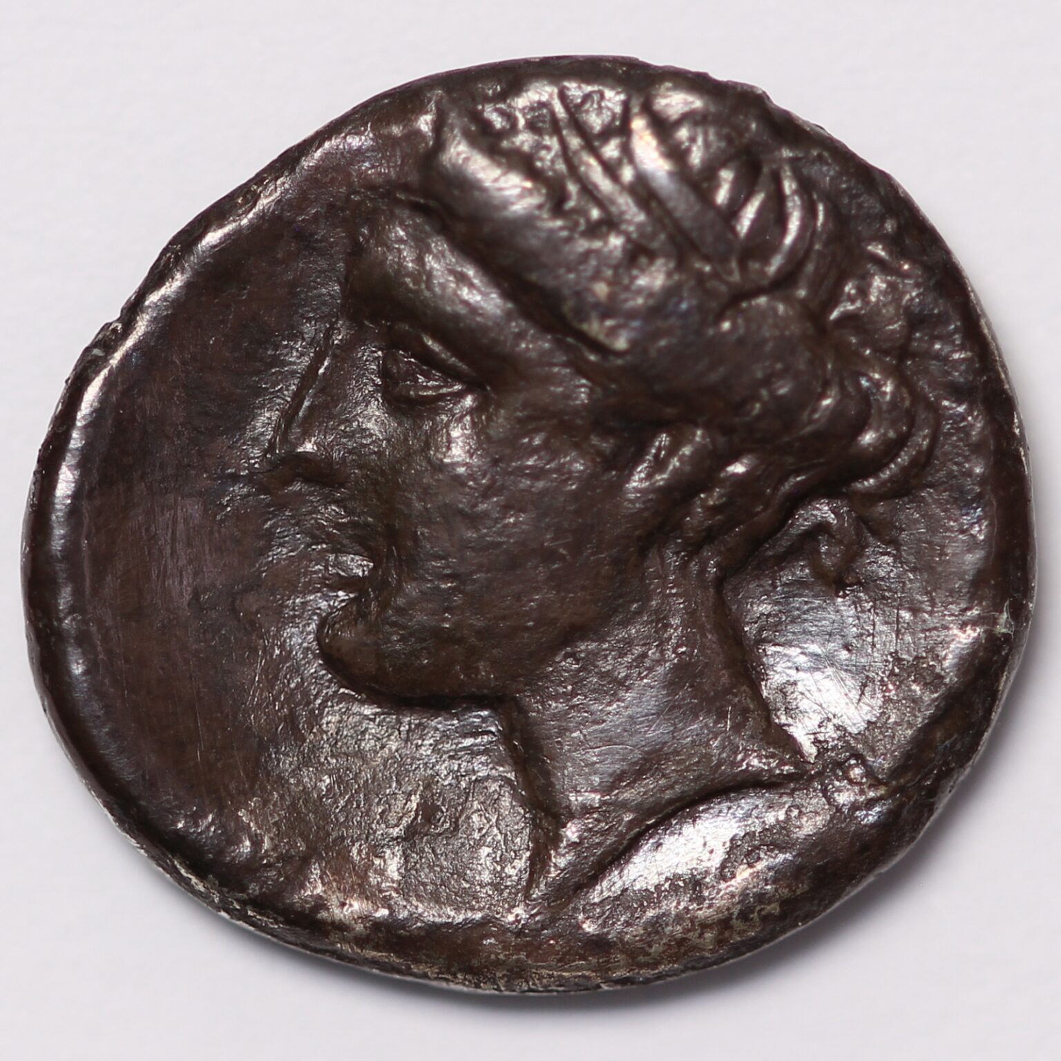 Ancient Greek Silver Coin Corinth AR Drachm Circa 345-307 BC Aphrodite ...