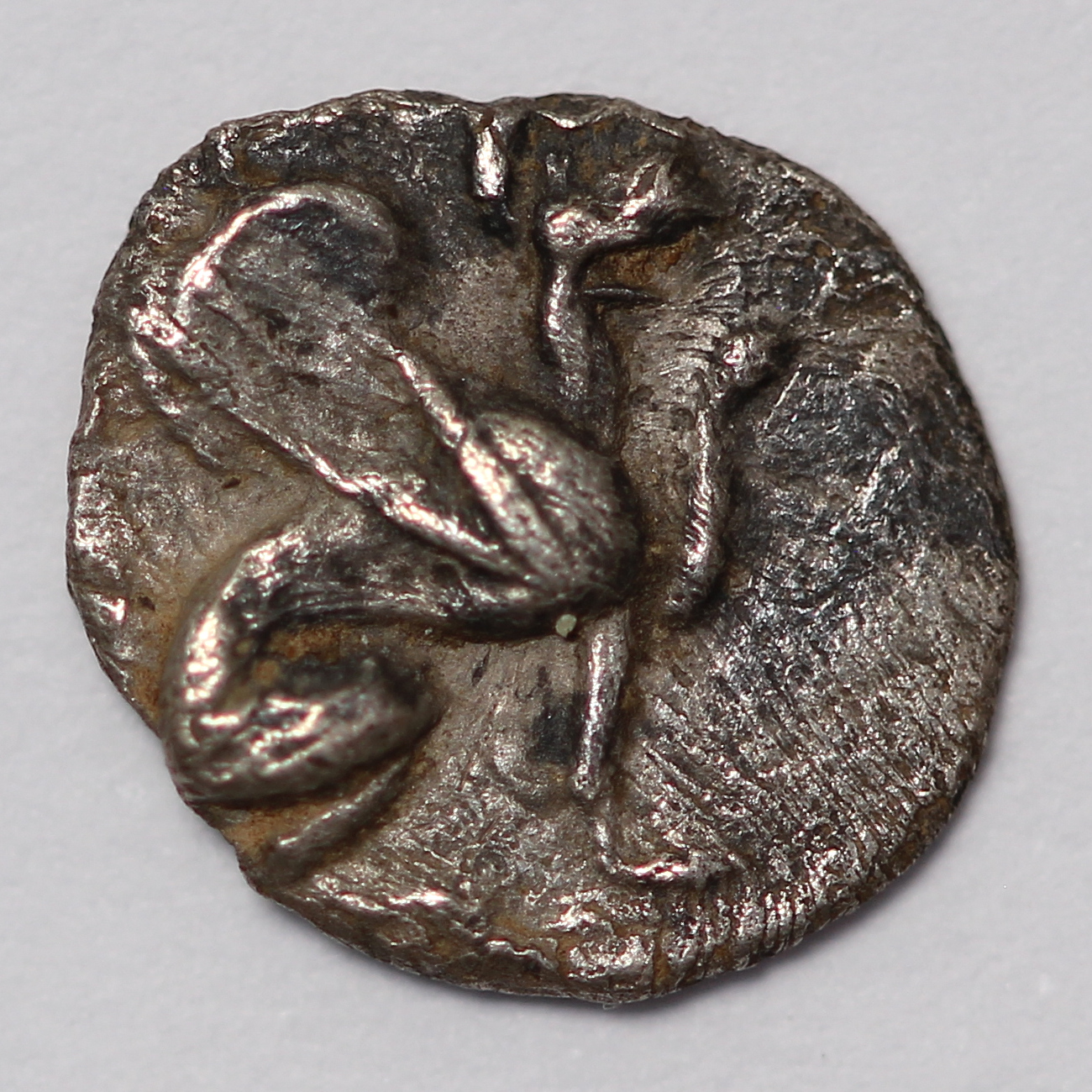 Ancient Greek Silver Coin Ionia Teos 450-425 BC AR Tetartemorion ...