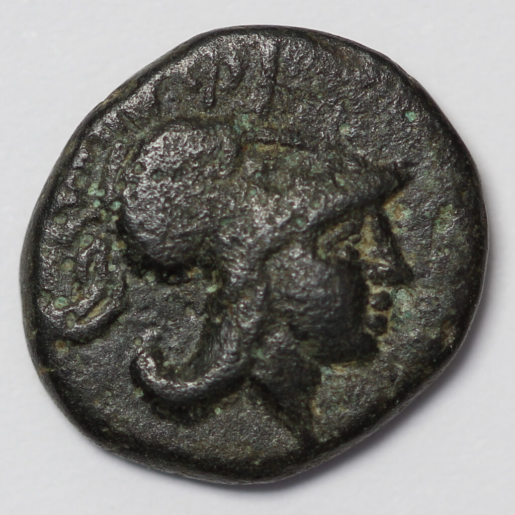 Ancient Greek Coin Lokris Lokri Opuntii Circa 325-300 BC Æ Athena ...
