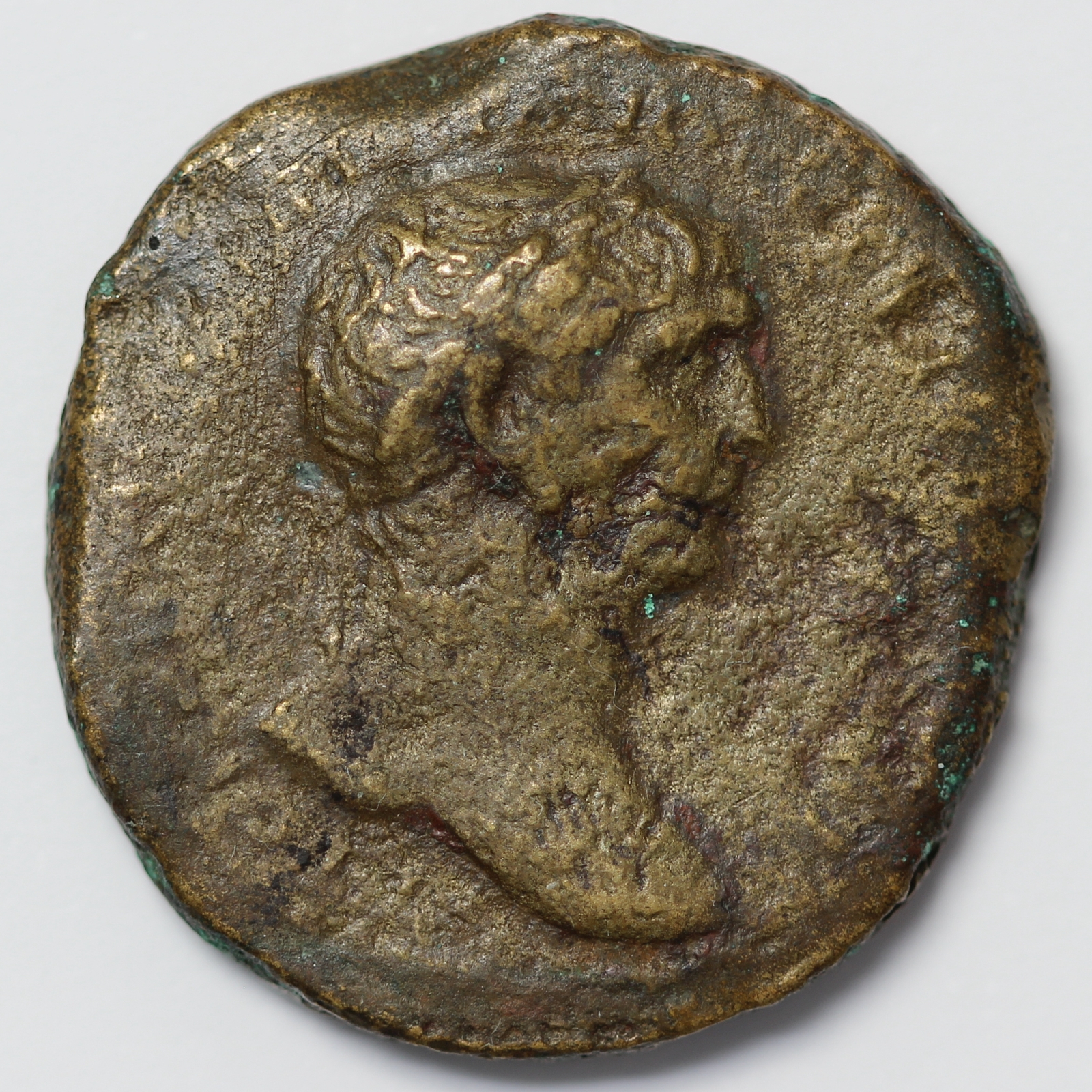 Ancient Roman Provincial Coin Cyrenaica Trajan Æ AD 103-111 Zeus-Ammon ...