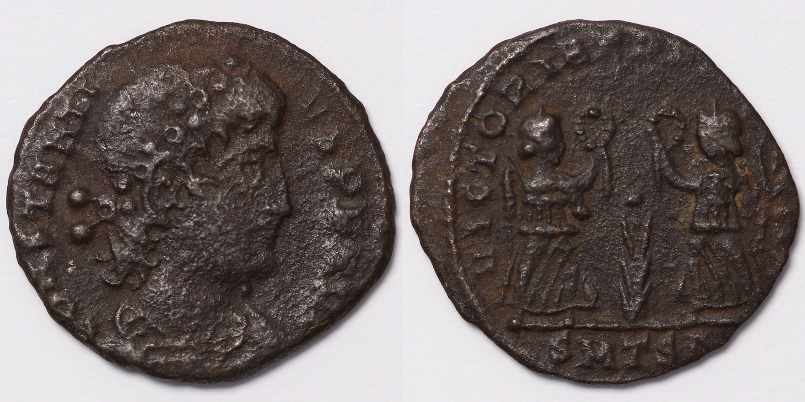 Ancient Roman Imperial Coin Constantius II Æ AD 347-8 Thessalonica Mint ...