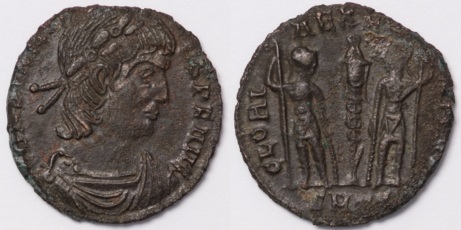 Ancient Roman Imperial Coin Constantius II Æ AD 337-40 Thessalonica One ...