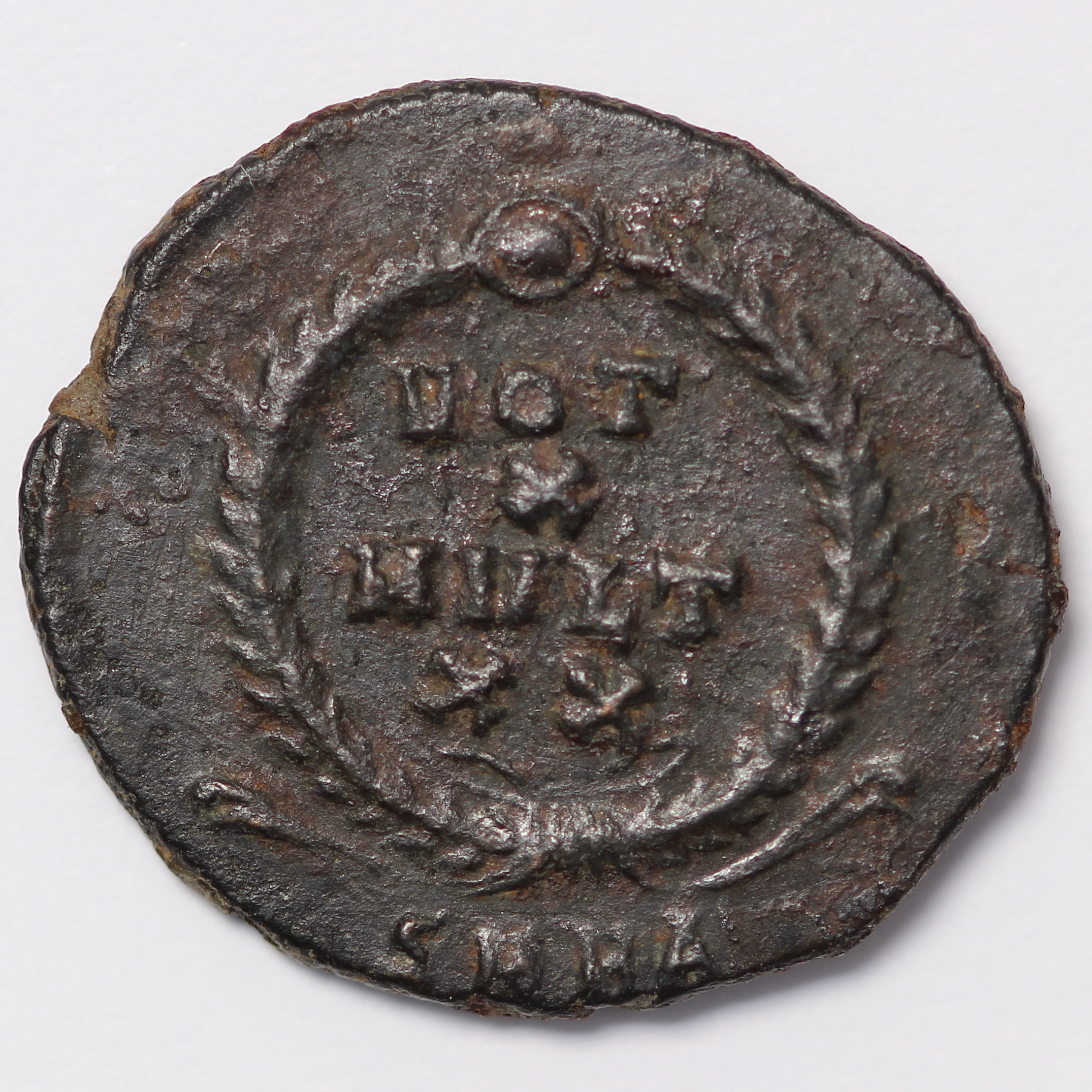 Ancient Roman Imperial Coin Julian II Æ AD 361-3 Nicomedia VOT/X/MVLT ...
