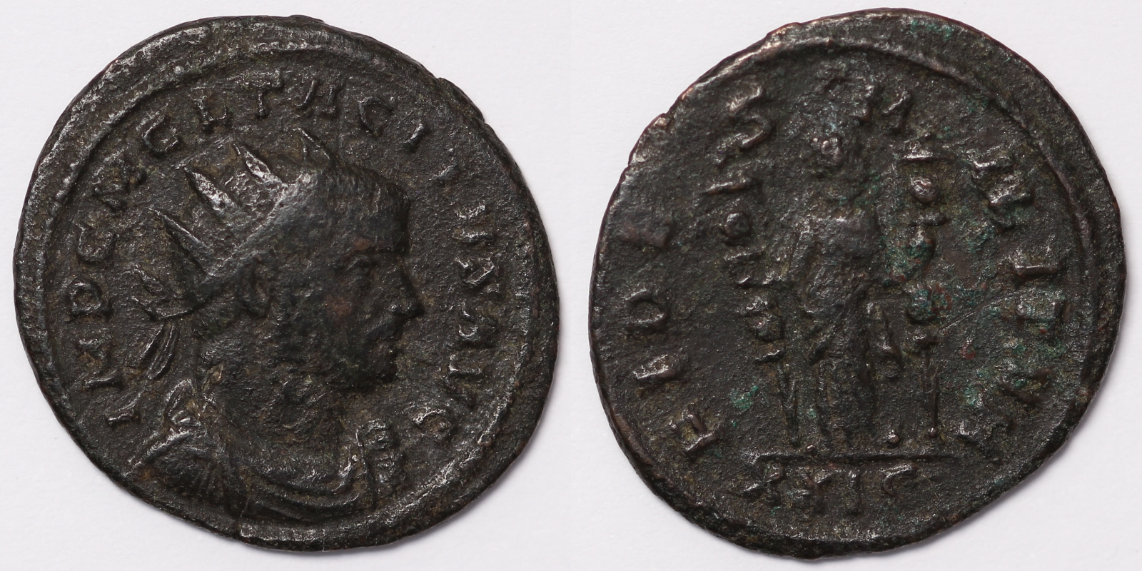 Ancient Roman Imperial Coin Tacitus BI Antoninianus AD 275-76 Rome Mint ...