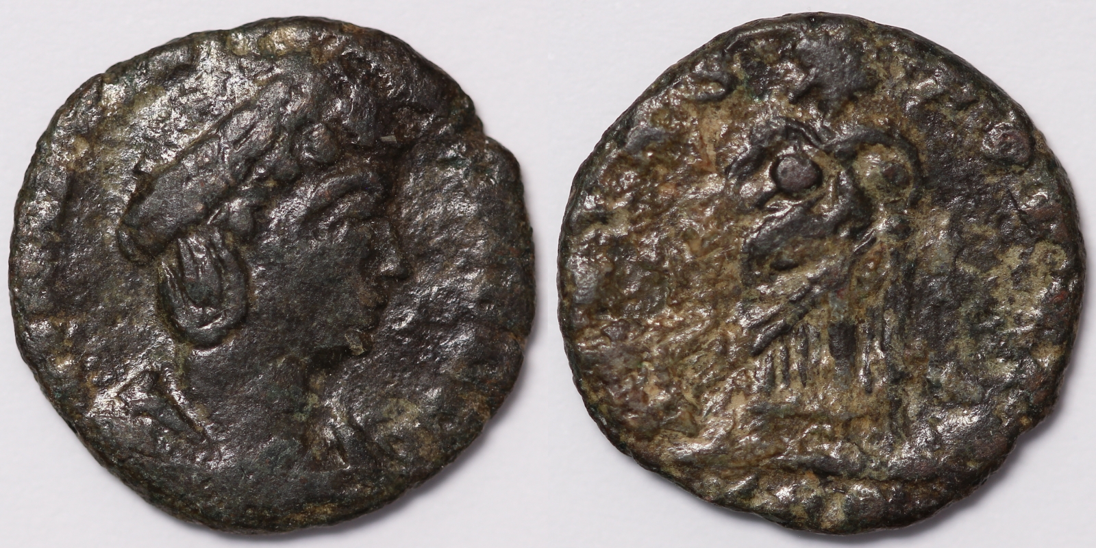 Ancient Roman Imperial Coin Theodora AD 337-340 Æ Uncertain Mint Pietas ...