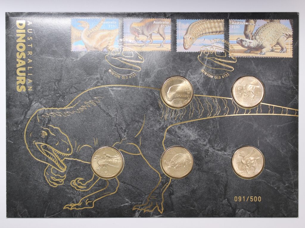 2022 Australian Dinosaurs Five-Coin Privy Mark Limited Edition Gold ...