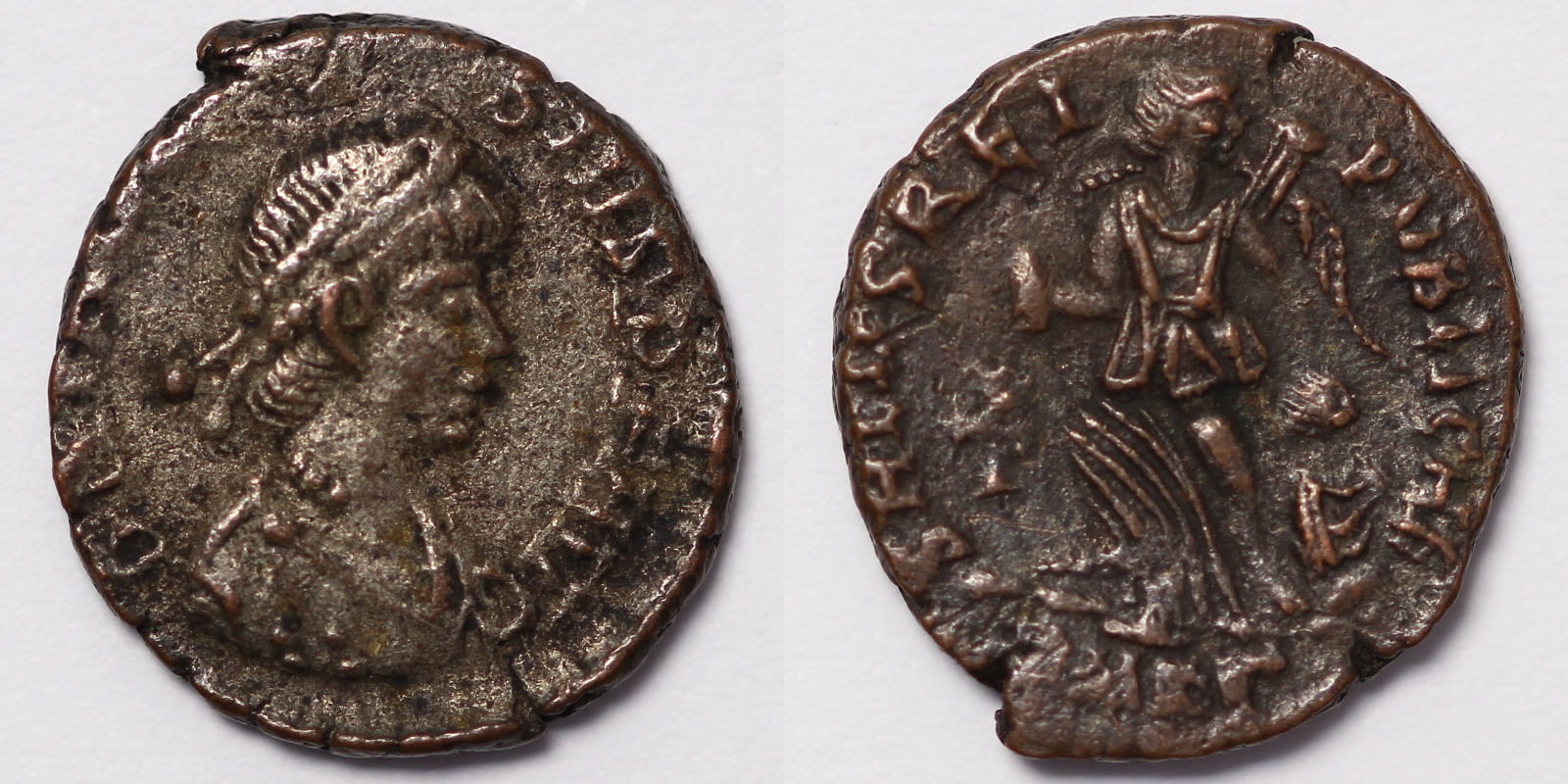 Ancient Roman Imperial Coin Arcadius AD 388-392 Æ Cyzicus Victory ...