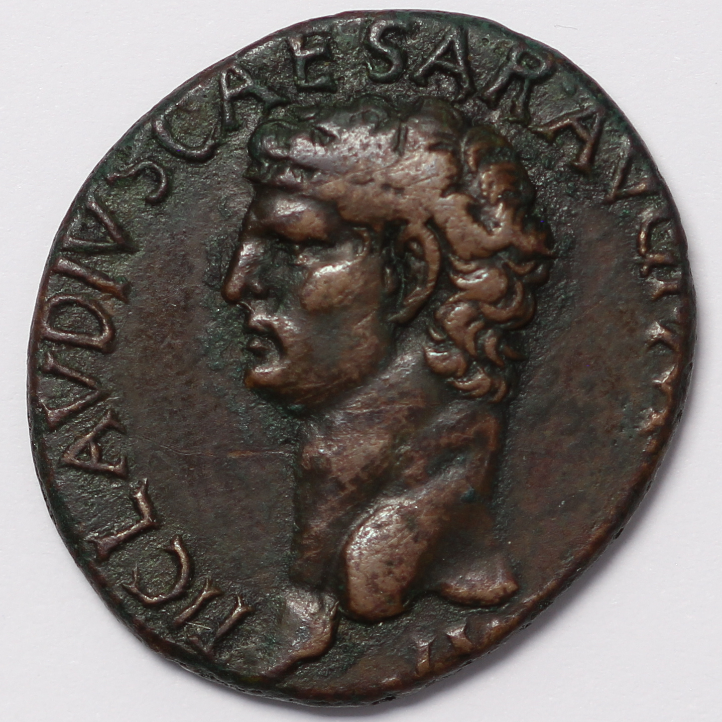 Ancient Roman Imperial Coin Claudius Æ As AD 41-50 Rome CONSTANTIAE ...