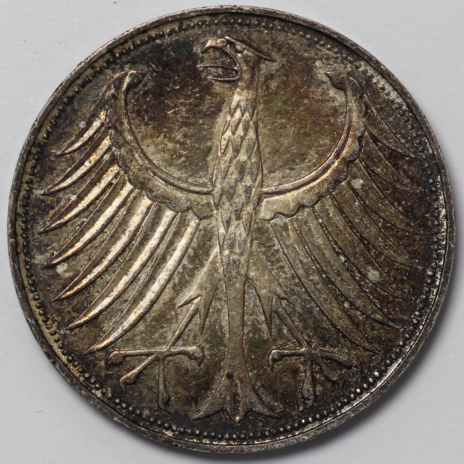 Germany Federal Republic 1965-D 5 Mark Munich Mint KM# 112.1 World ...