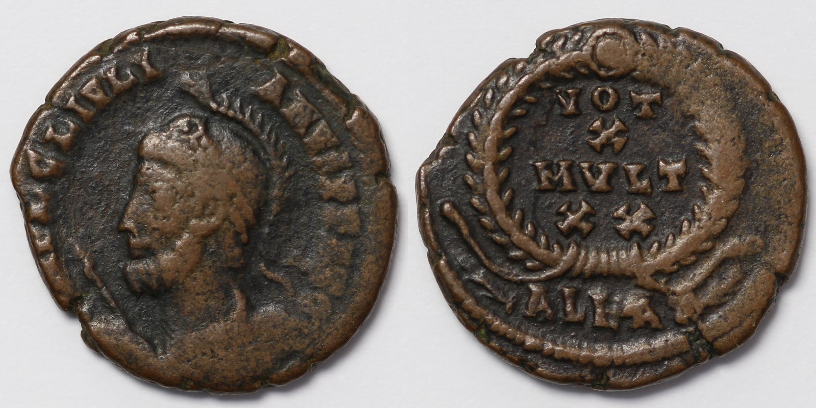 Ancient Roman Imperial Coin Julian II Æ AD 361-363 Alexandria Mint VOT ...