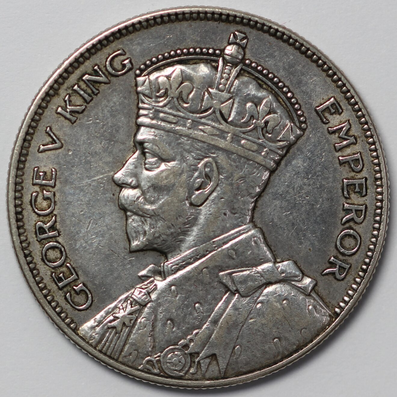 New Zealand 1933 Halfcrown 1/2 Crown George V KM# 5 World Silver Coin ...