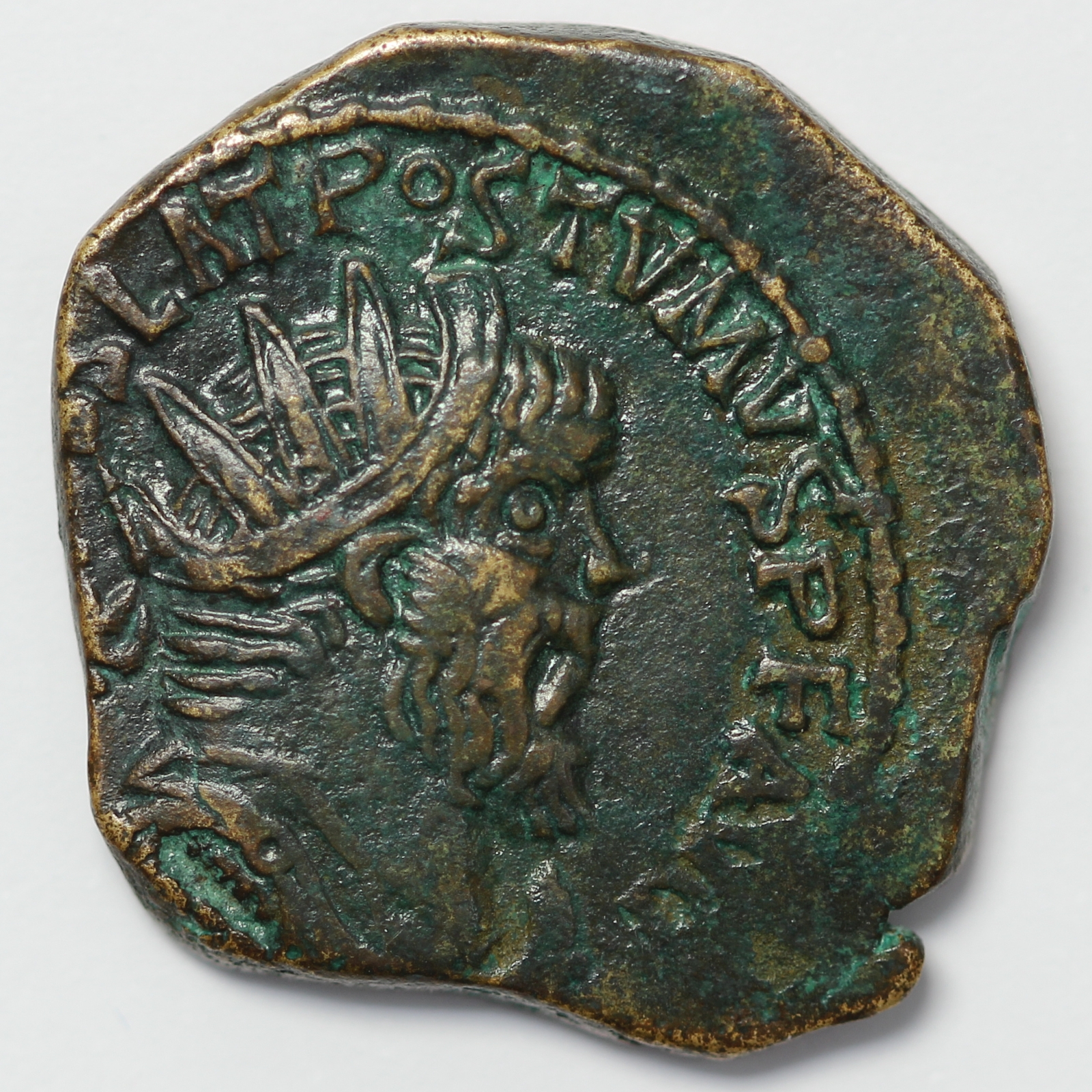 Ancient Roman Imperial Coin Postumus AD 260-9 Æ Double Sestertius ...