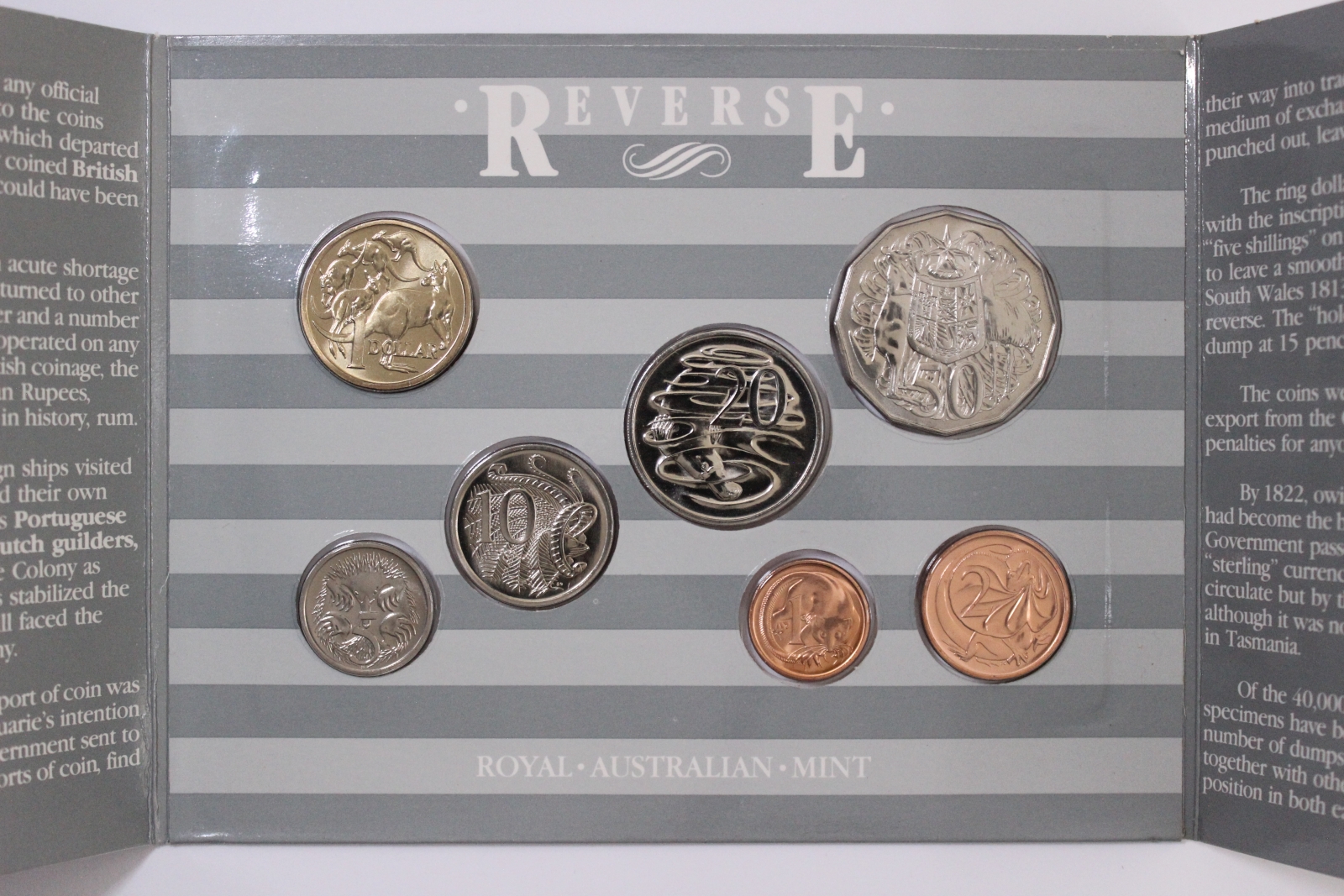 Australia 1987 Uncirculated 7-Coin Mint Set – Royal Australian Mint RAM ...