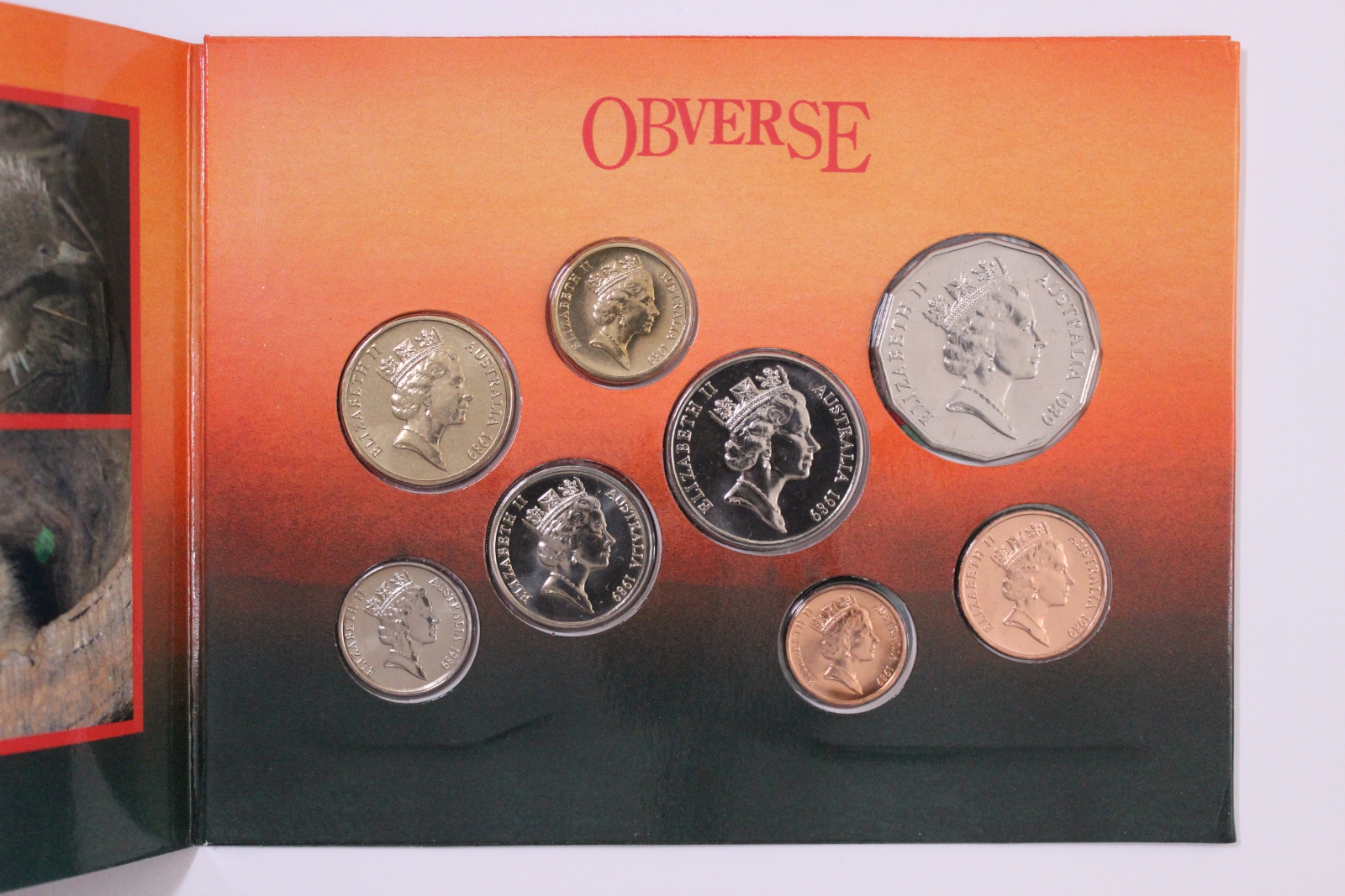Australia 1989 Uncirculated 8-Coin Mint Set – Royal Australian Mint RAM ...